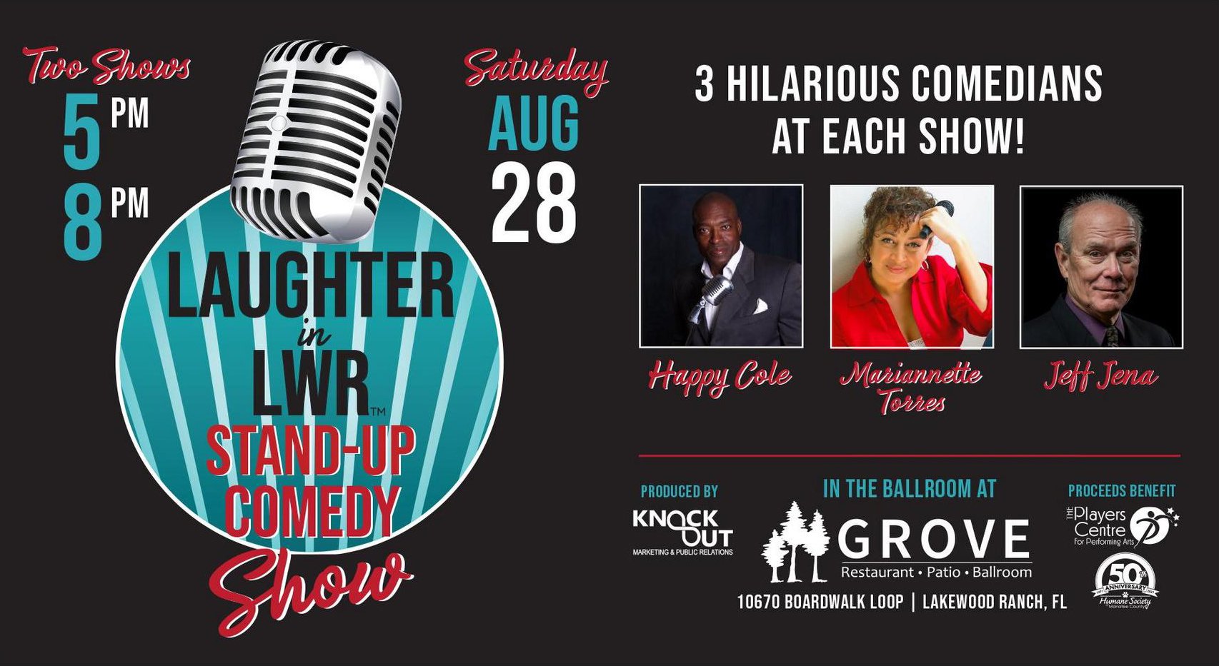 SOLD OUT - Laughter In LWR Stand-Up Comedy Show - GROVE