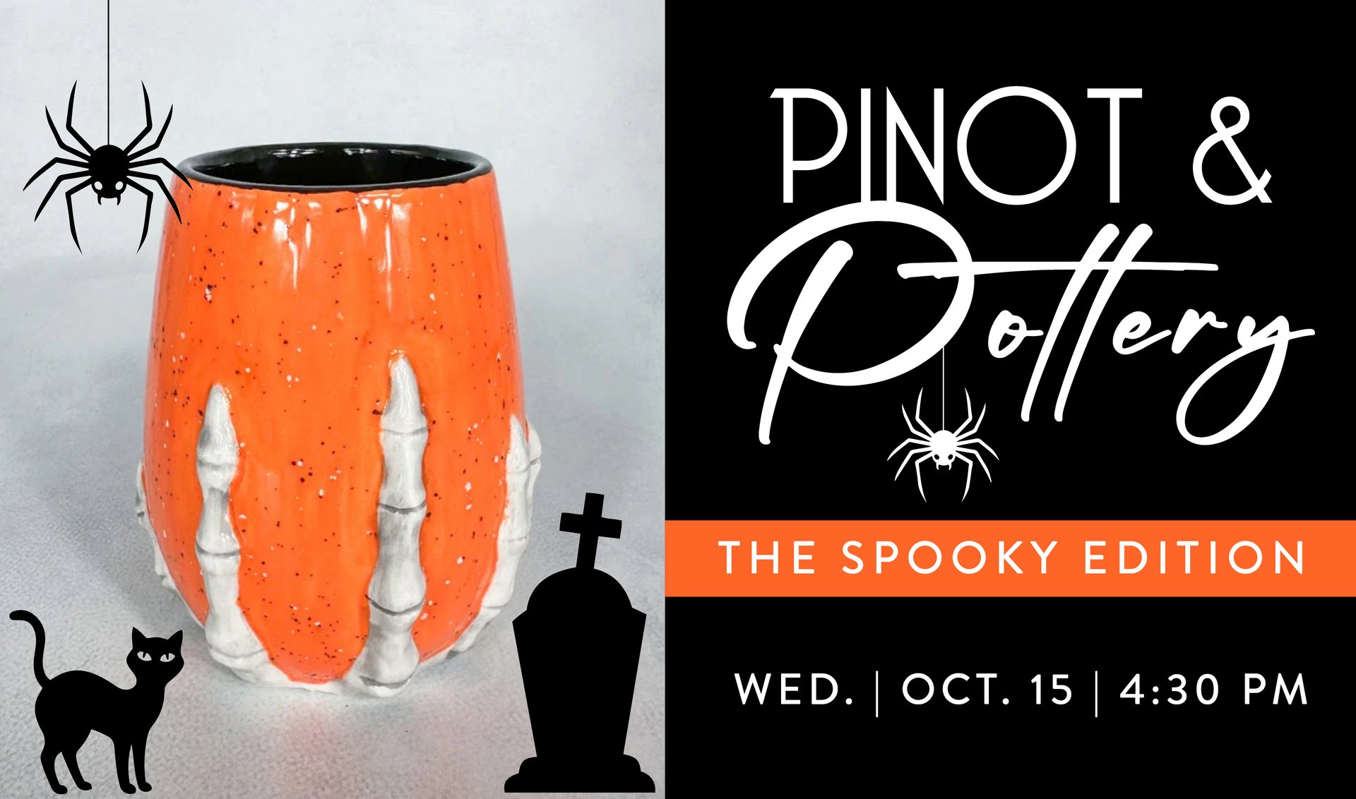 Pinot & Pottery: The Spooky Edition - GROVE