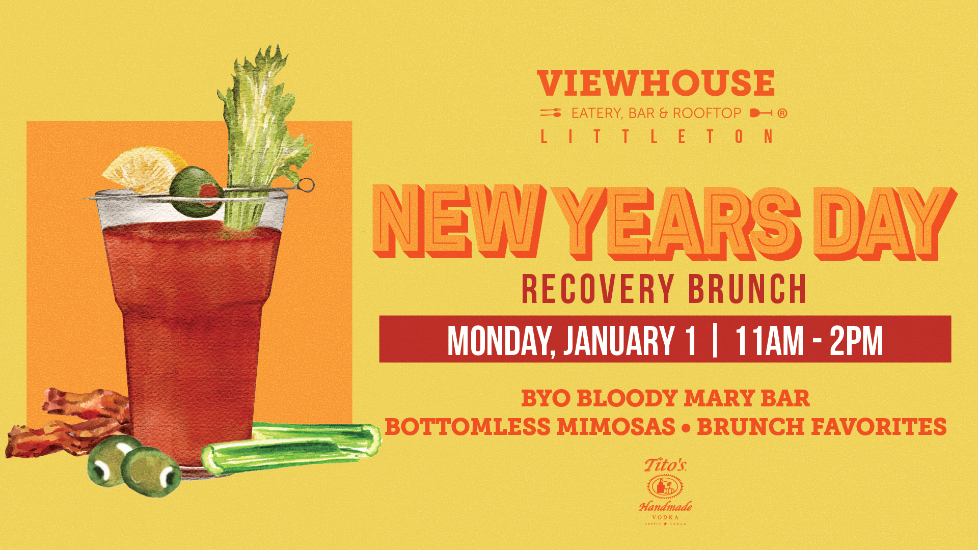 New Year's Day Recovery Brunch - ViewHouse Eatery Bar & Rooftop