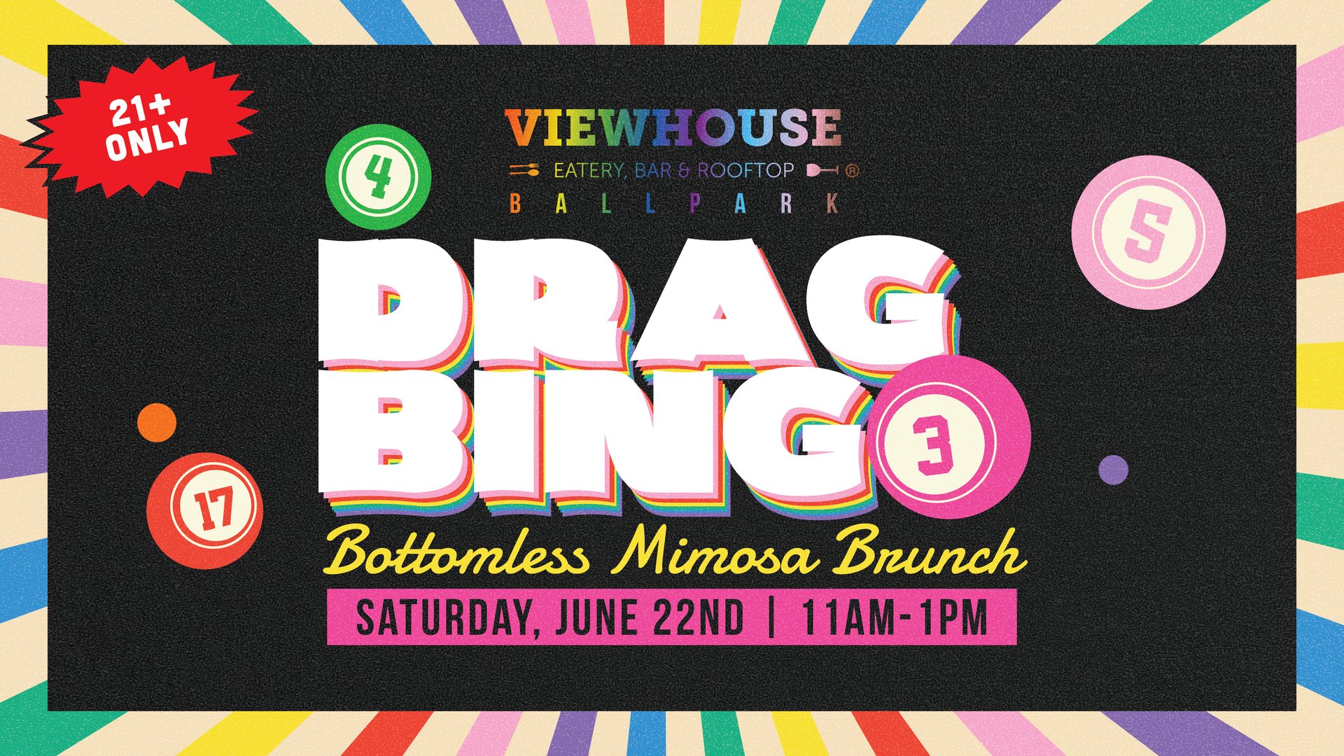 Drag Bingo Brunch - ViewHouse Eatery Bar & Rooftop