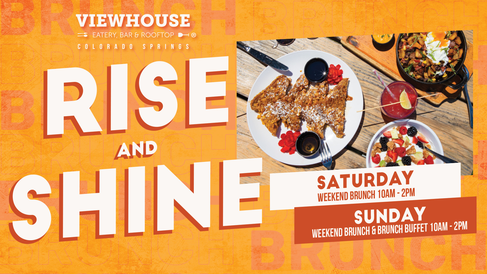 Sunday Brunch Buffet - ViewHouse Eatery Bar & Rooftop