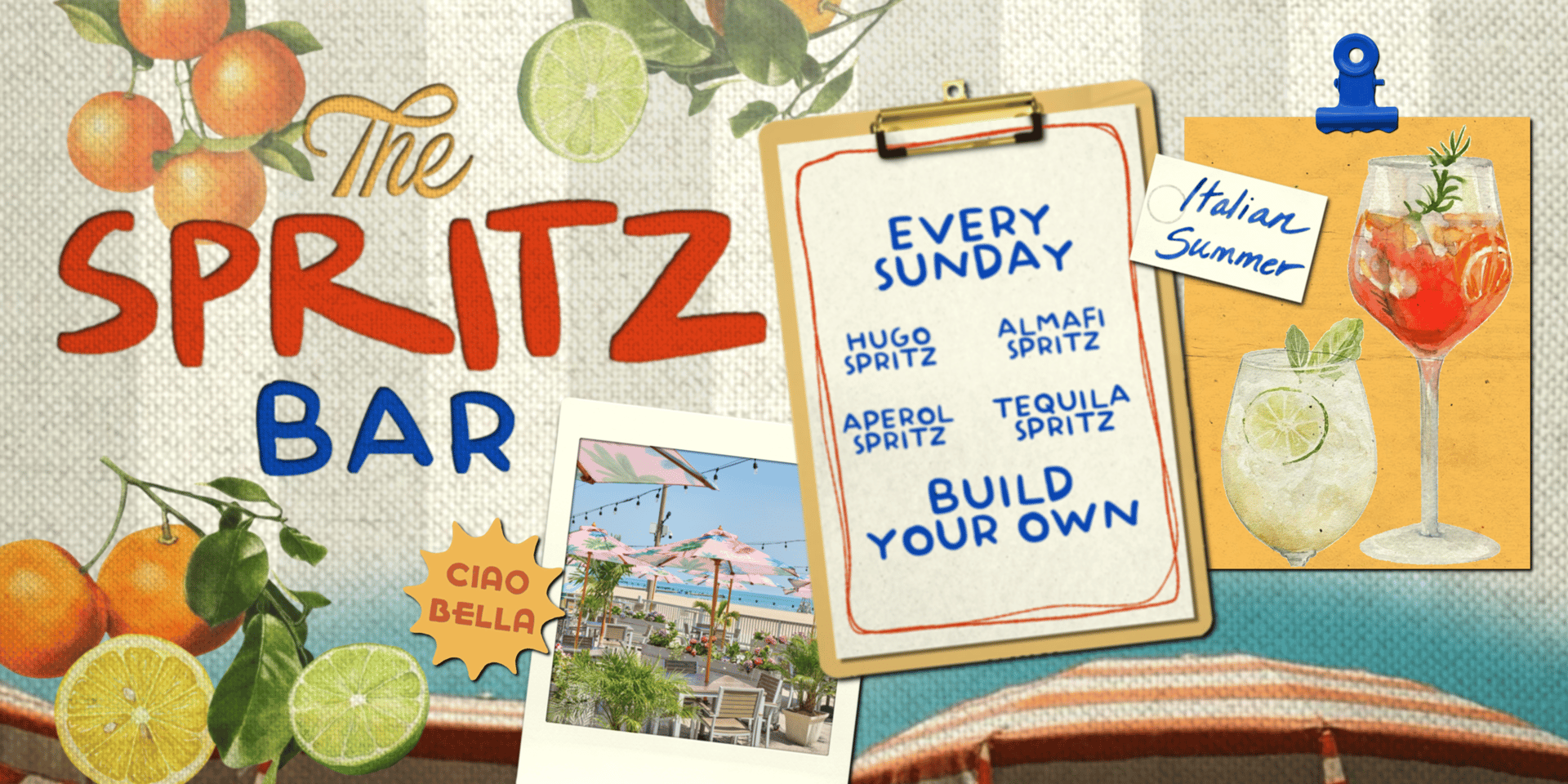 The Spritz Bar - Shore Club Chicago | Lakefront Beach Bar & Restaurant