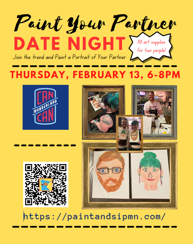 Paint Your Partner - Can Can Wonderland, St. Paul MN