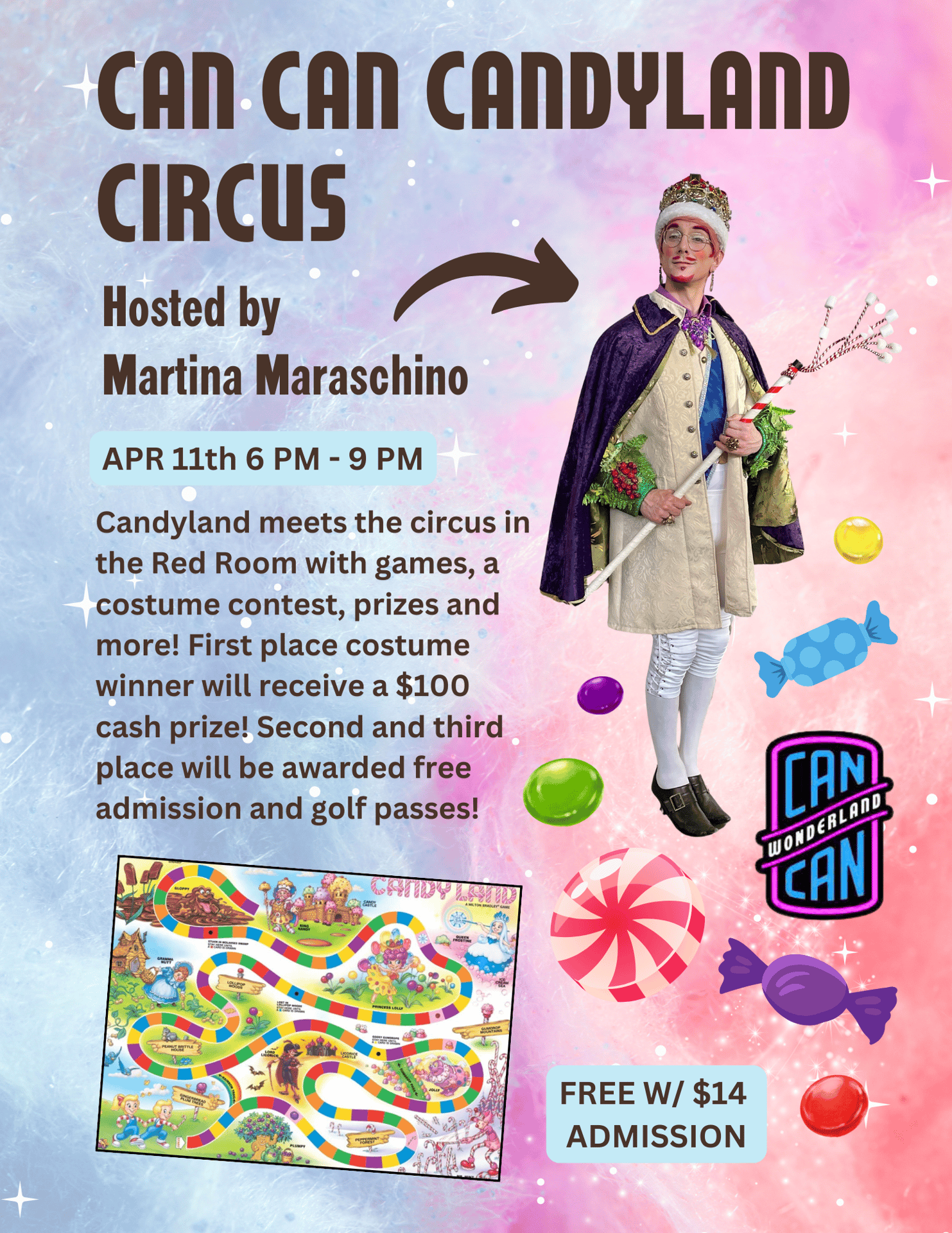 Can Can Candyland Circus - Can Can Wonderland, St. Paul MN