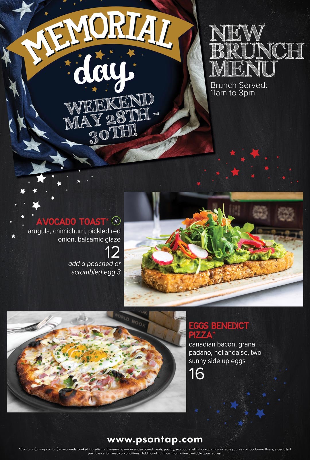 New Brunch Menu Memorial Day - Public School - Restaurant in CA