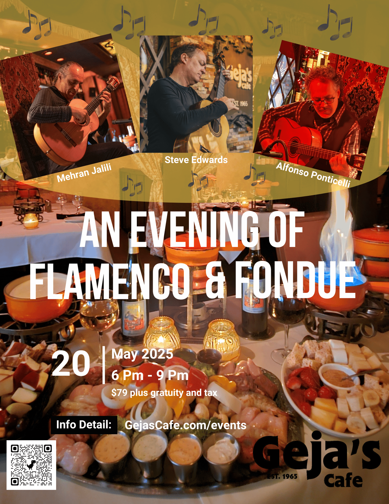 Flamenco and Fondue - Geja's Cafe - Fondue Restaurant in Chicago, IL