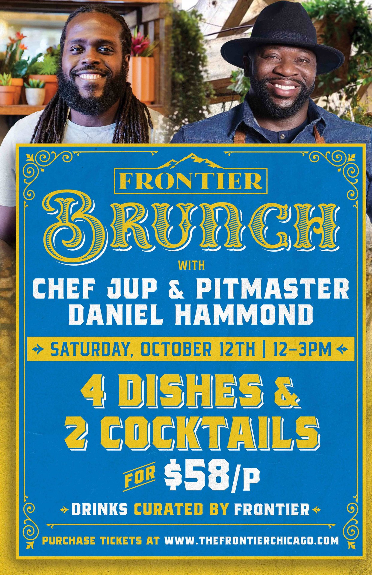 Brunch with Chef Jup & Pitmaster Daniel Hammond - Frontier | Noble ...