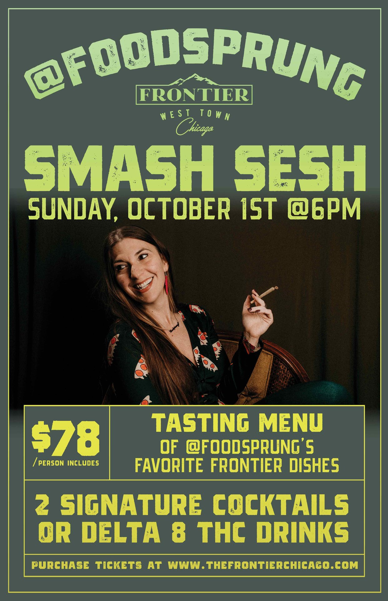 Frontier x @Foodsprung Smash Sesh - Frontier | Noble Square, Chicago ...