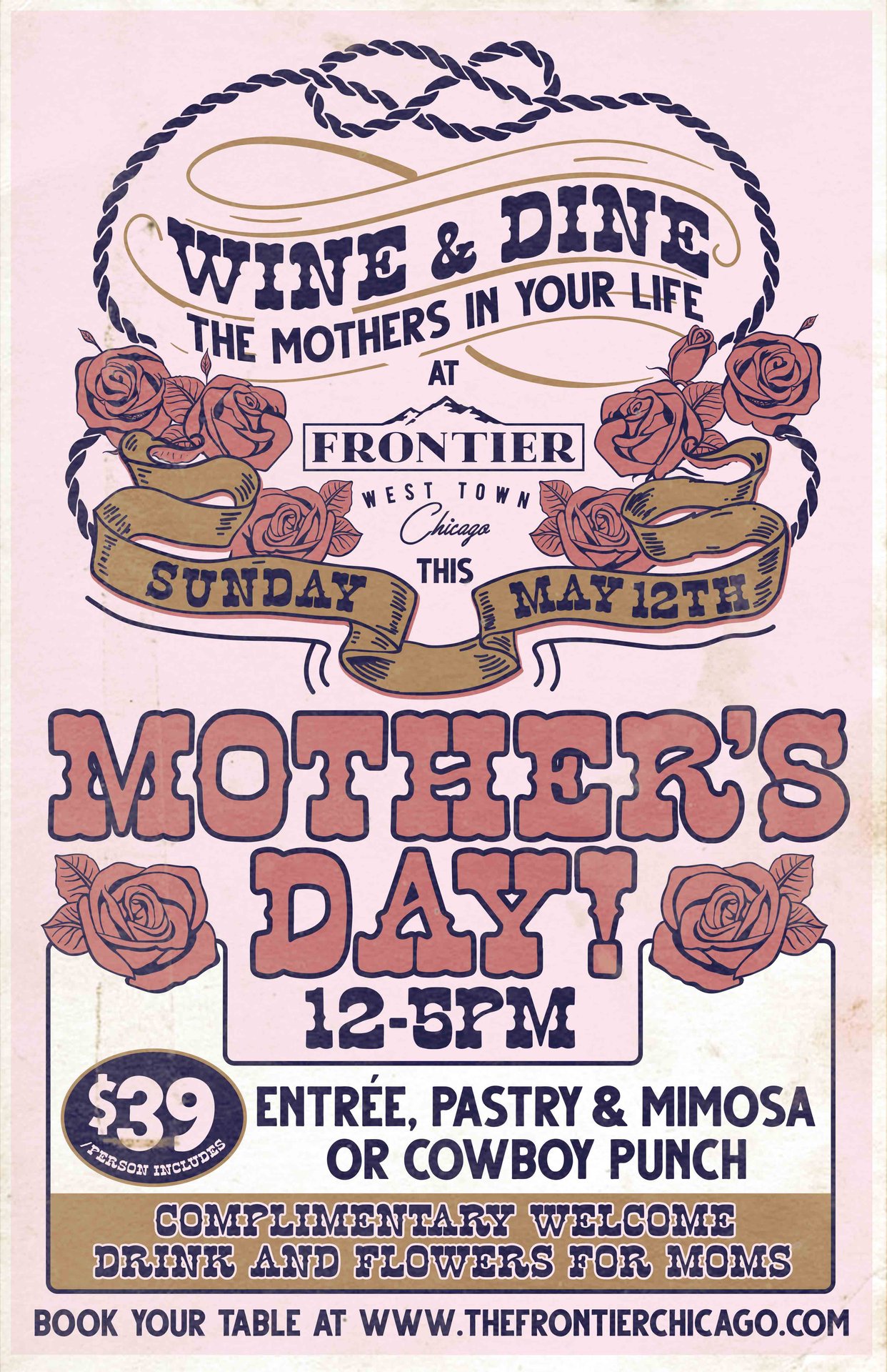 Mother's Day Brunch - Frontier | Noble Square, Chicago, IL | Gastro Pub ...