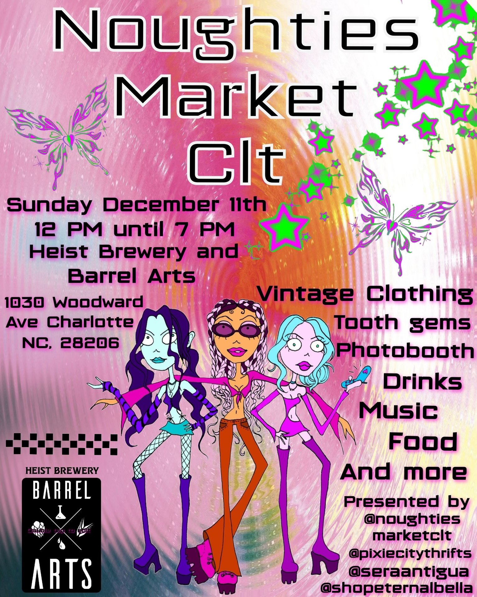 Noughties Market CLT Heist Brewery Noughties Market CLT Heist Brewery