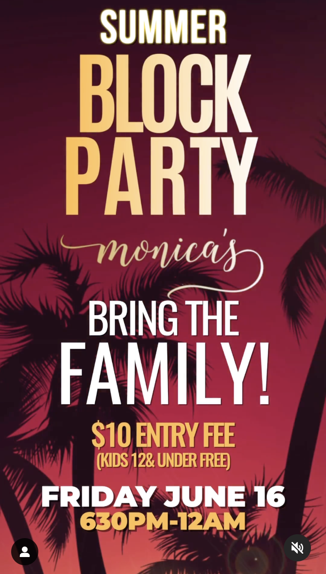 Monica's Riverview Summer Kick-Off Block Party! - Monica's Riverview ...