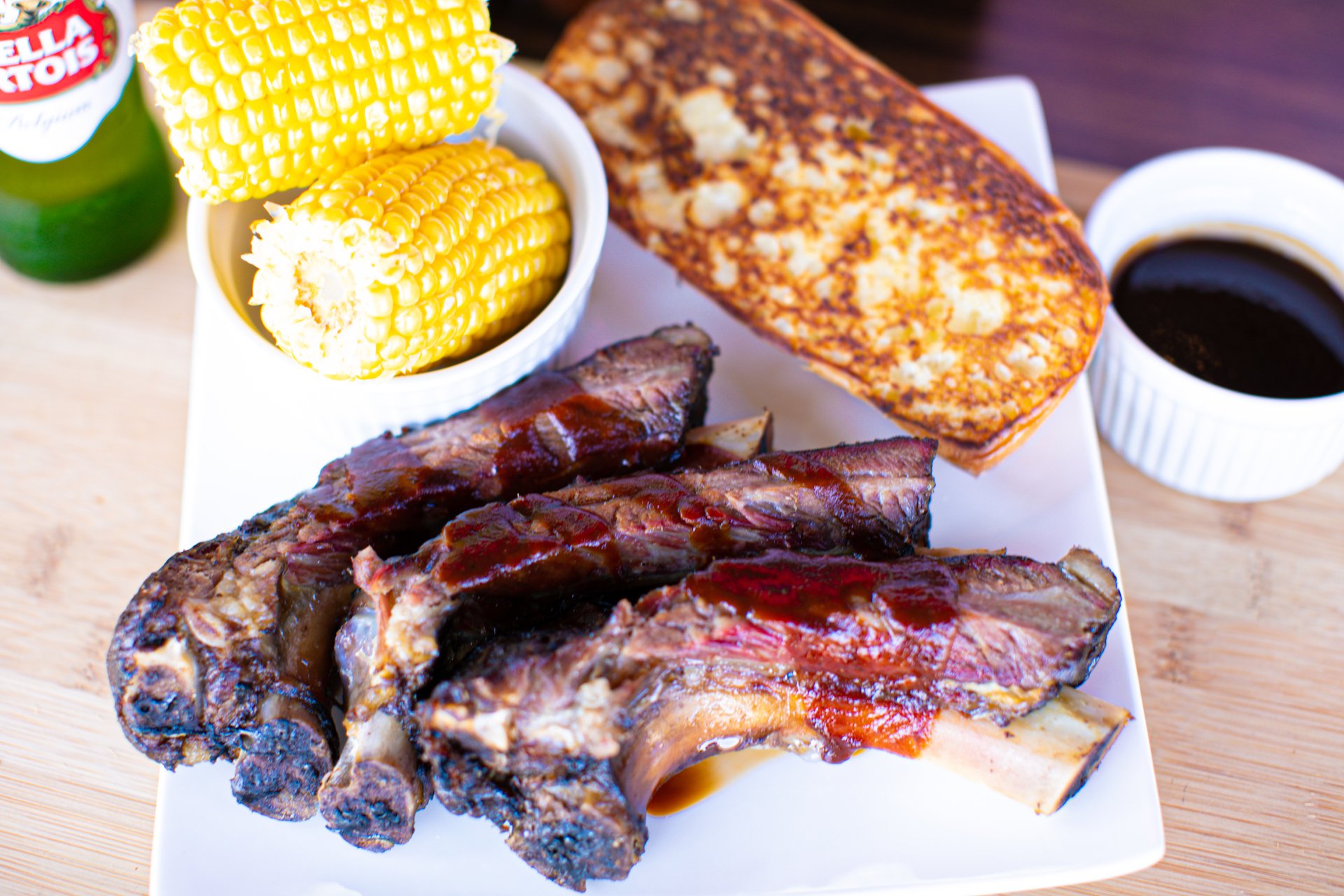 Beef Ribs, Texas Toast Our Menu Pigs Bar B-Q Barbecue