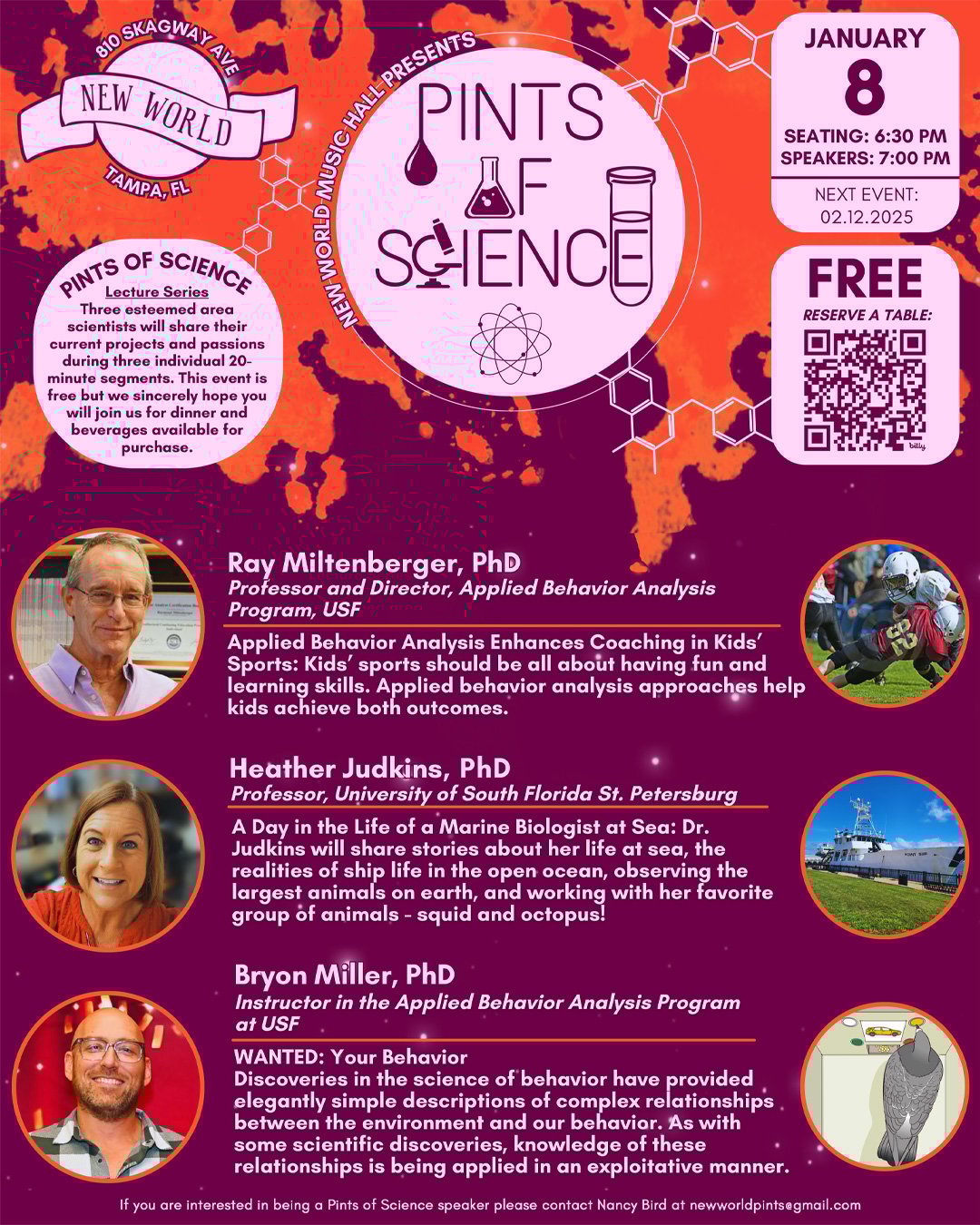 Pints of Science - January 2025 - New World Tampa - live music venue ...