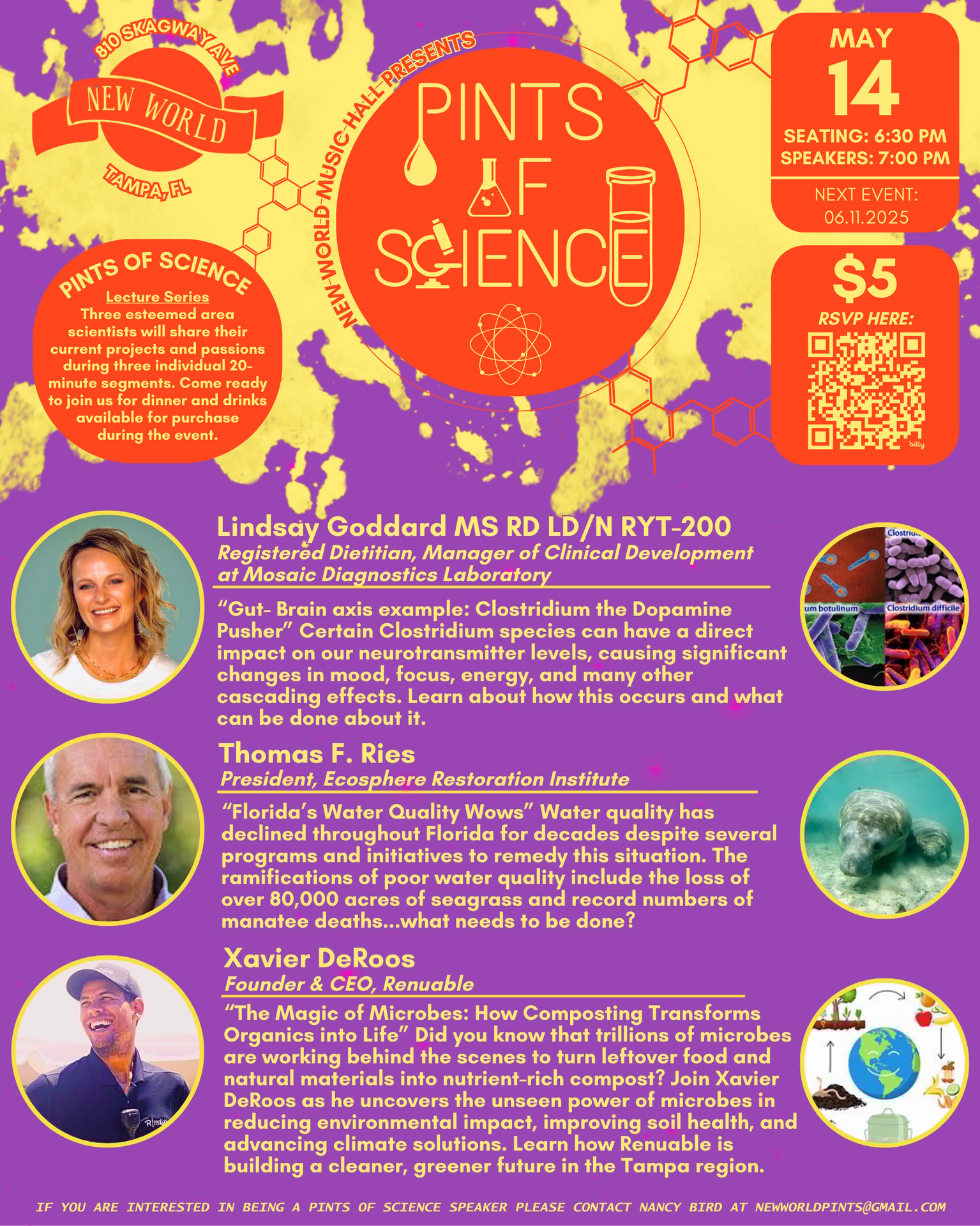 Pints of Science - May 2025 - New World Tampa - live music venue ...