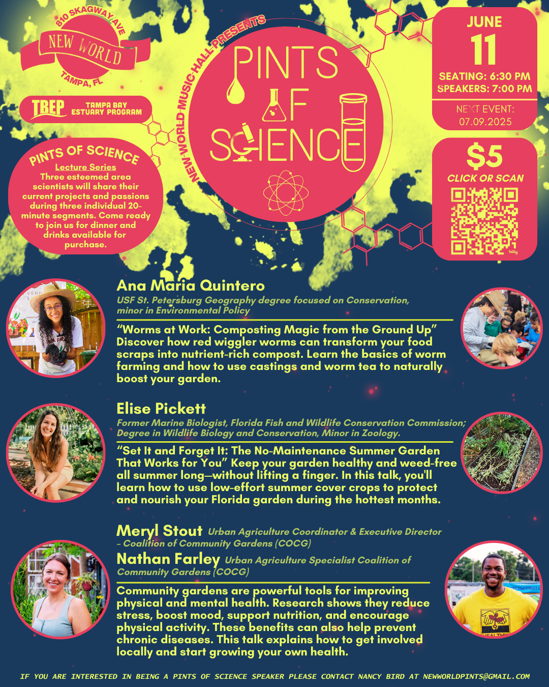 Pints of Science - June 2025 - New World Tampa - live music venue ...