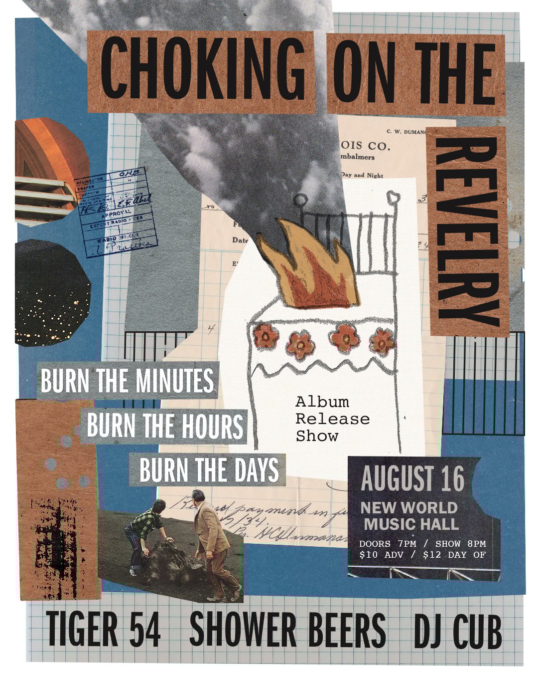 Choking On The Revelry (Album Release Show) with Tiger 54, Shower Beers ...