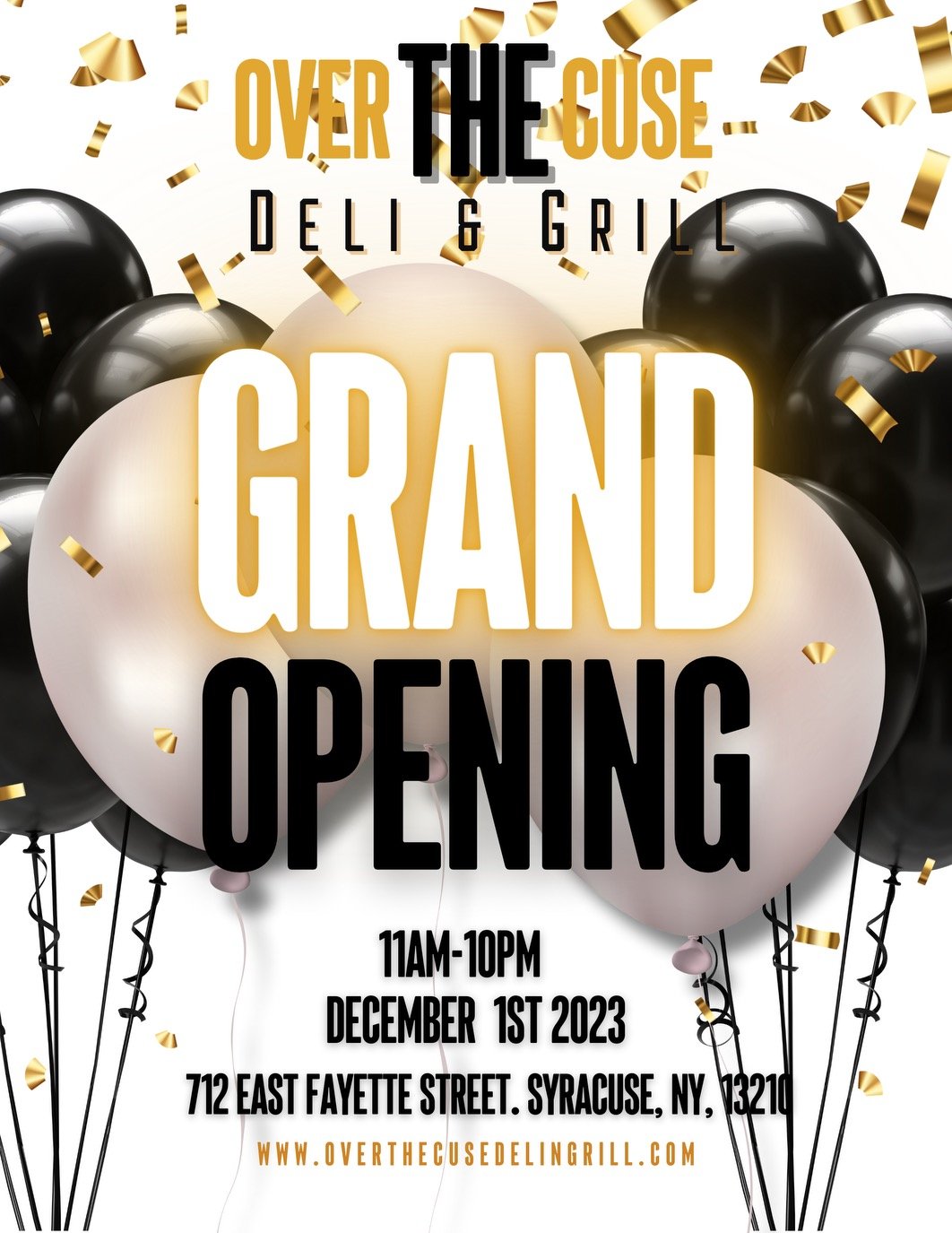 GRAND OPENING - Over the Cuse Deli and Grill - American Restaurant in ...