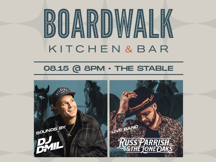 DJ D-Mil & Russ Parrish & The Lone Oaks - Boardwalk Kitchen & Bar
