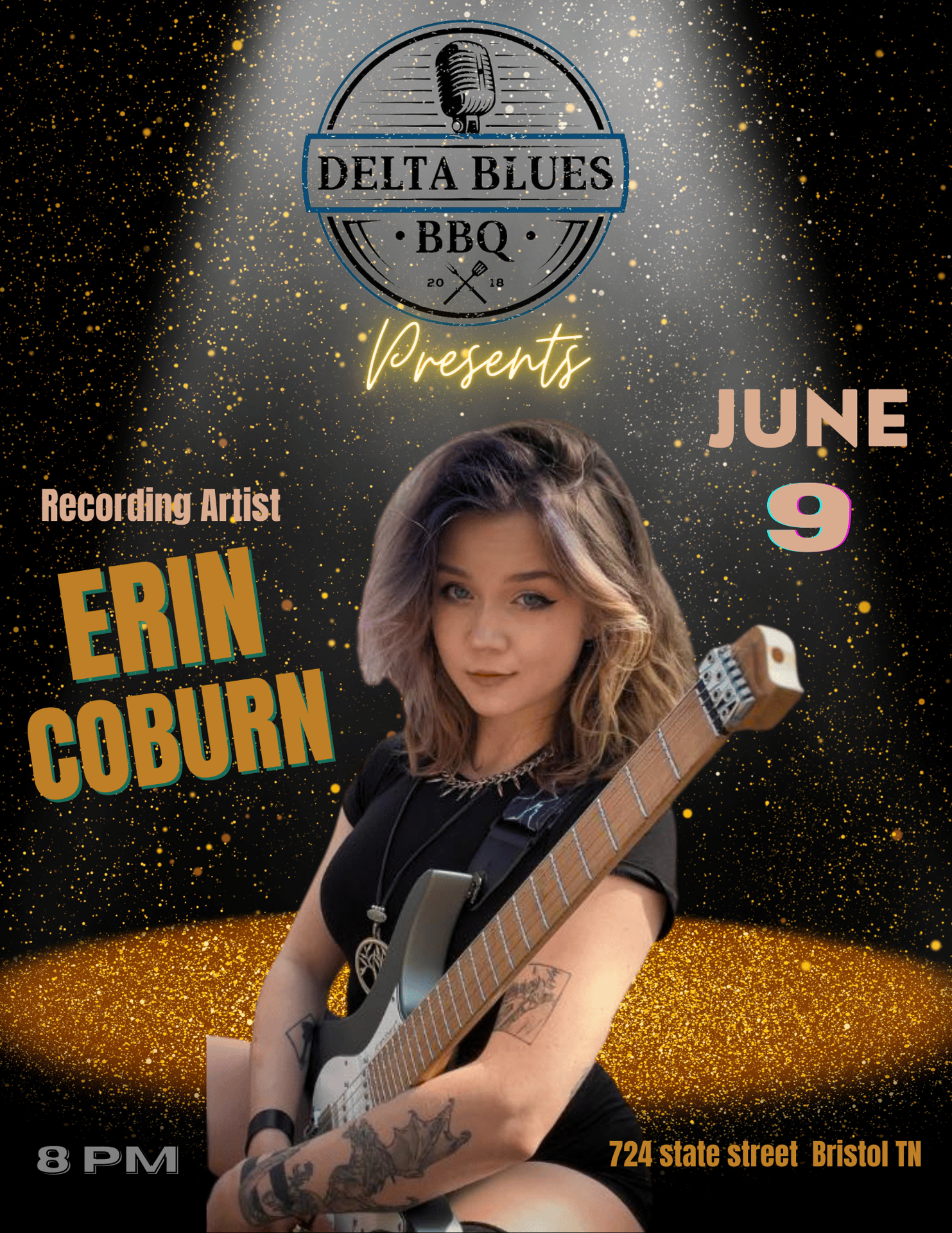 ERIN COBURN CONCERT - Delta Blues BBQ