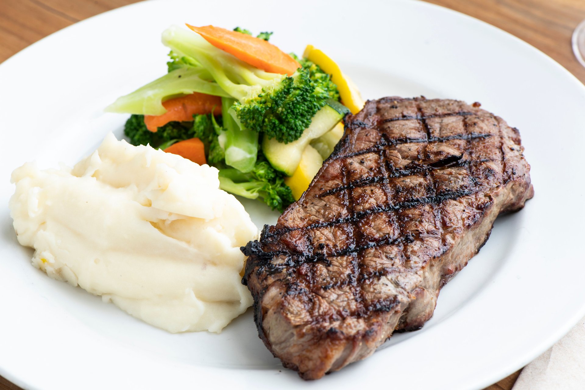 Steak Abendessen Hibachi New York Strip Steak Dinner From The