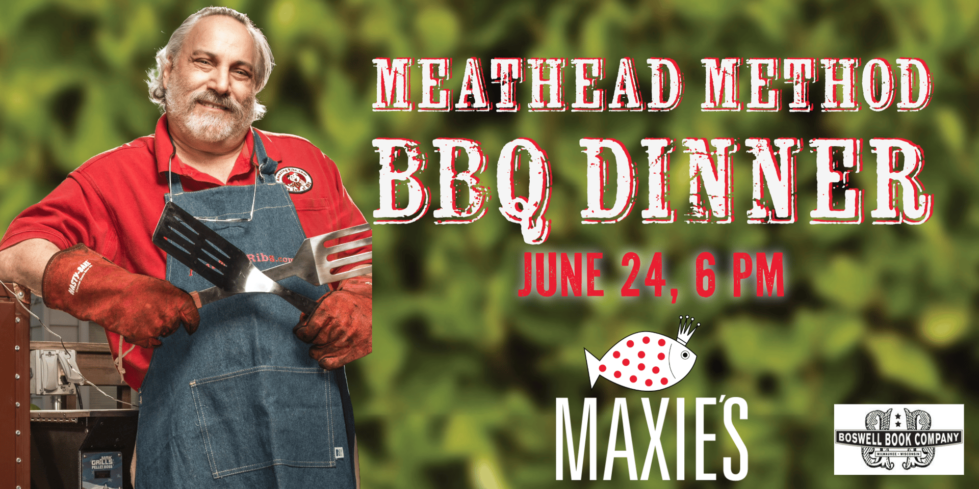 Meathead Method Cookbook Dinner - Maxie's - Oyster Bar, BBQ, Cajun ...