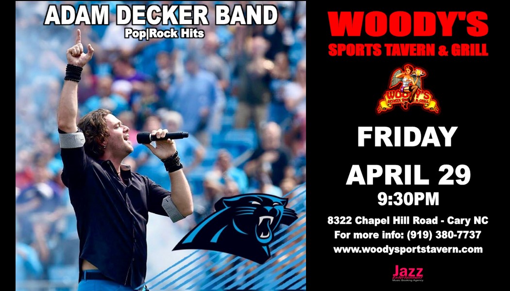ADAM DECKER BAND - Woody's Sports Tavern & Grill