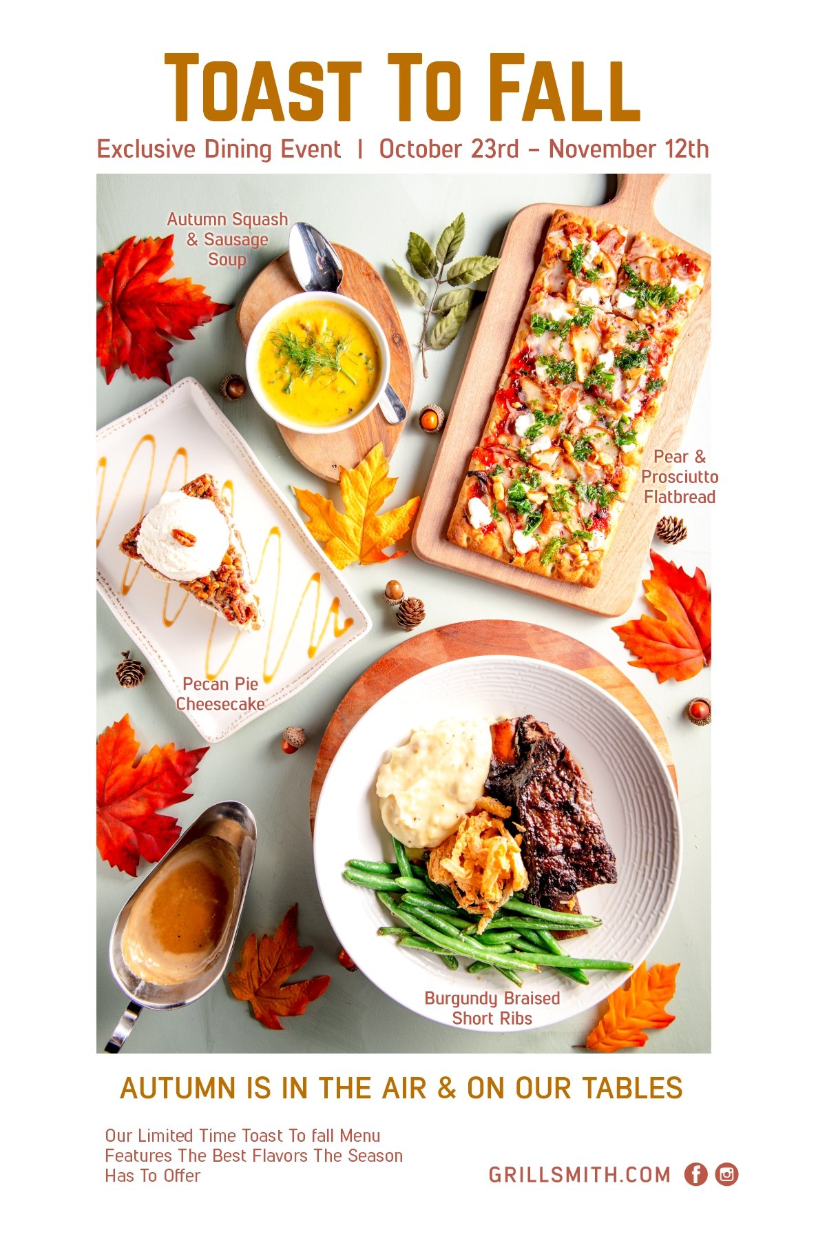 Toast To Fall Dining Event - Grillsmith: Craft By Fire