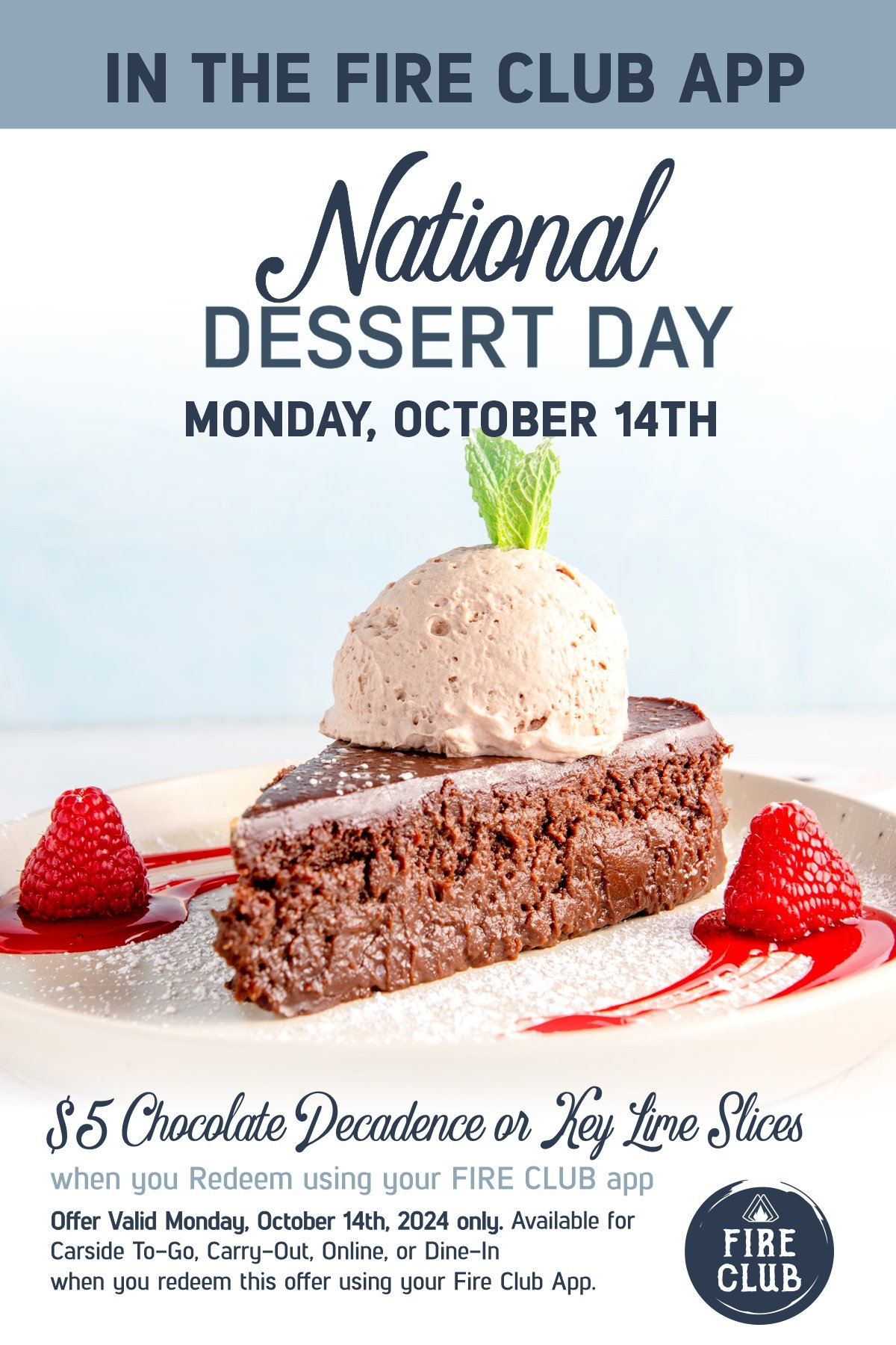 National Dessert Day - Grillsmith: Craft By Fire