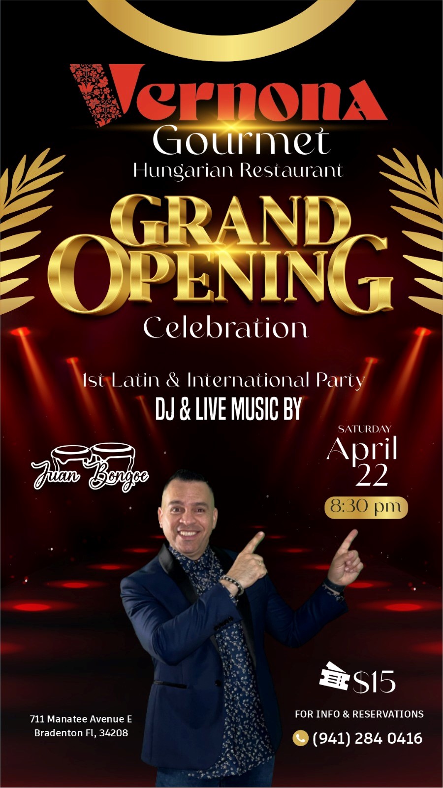 Grand Opening Celebration - Vernona Gourmet Restaurant & Market with ...