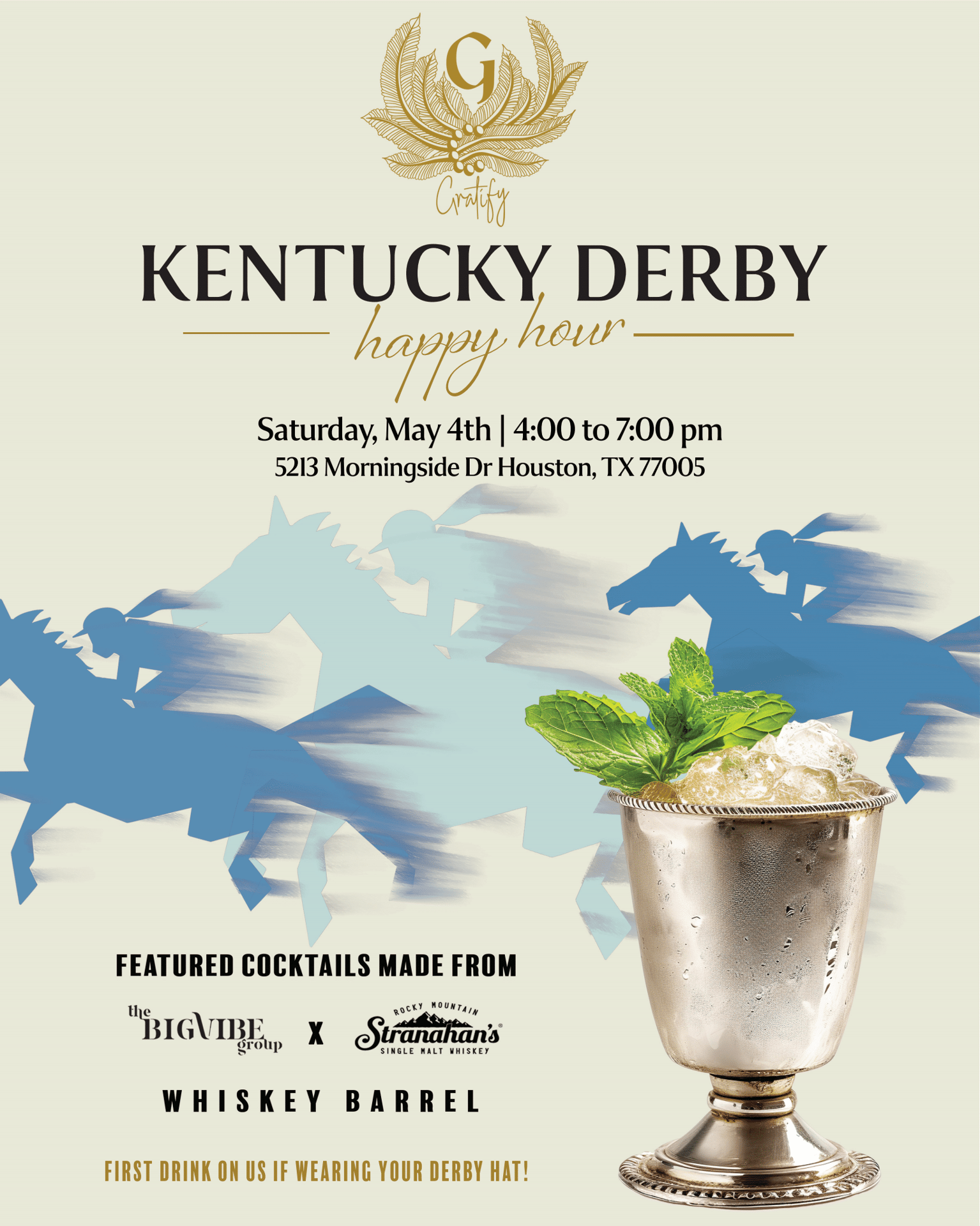 Kentucky Derby Watch Party at Gratify - The Big Vibe Group ...