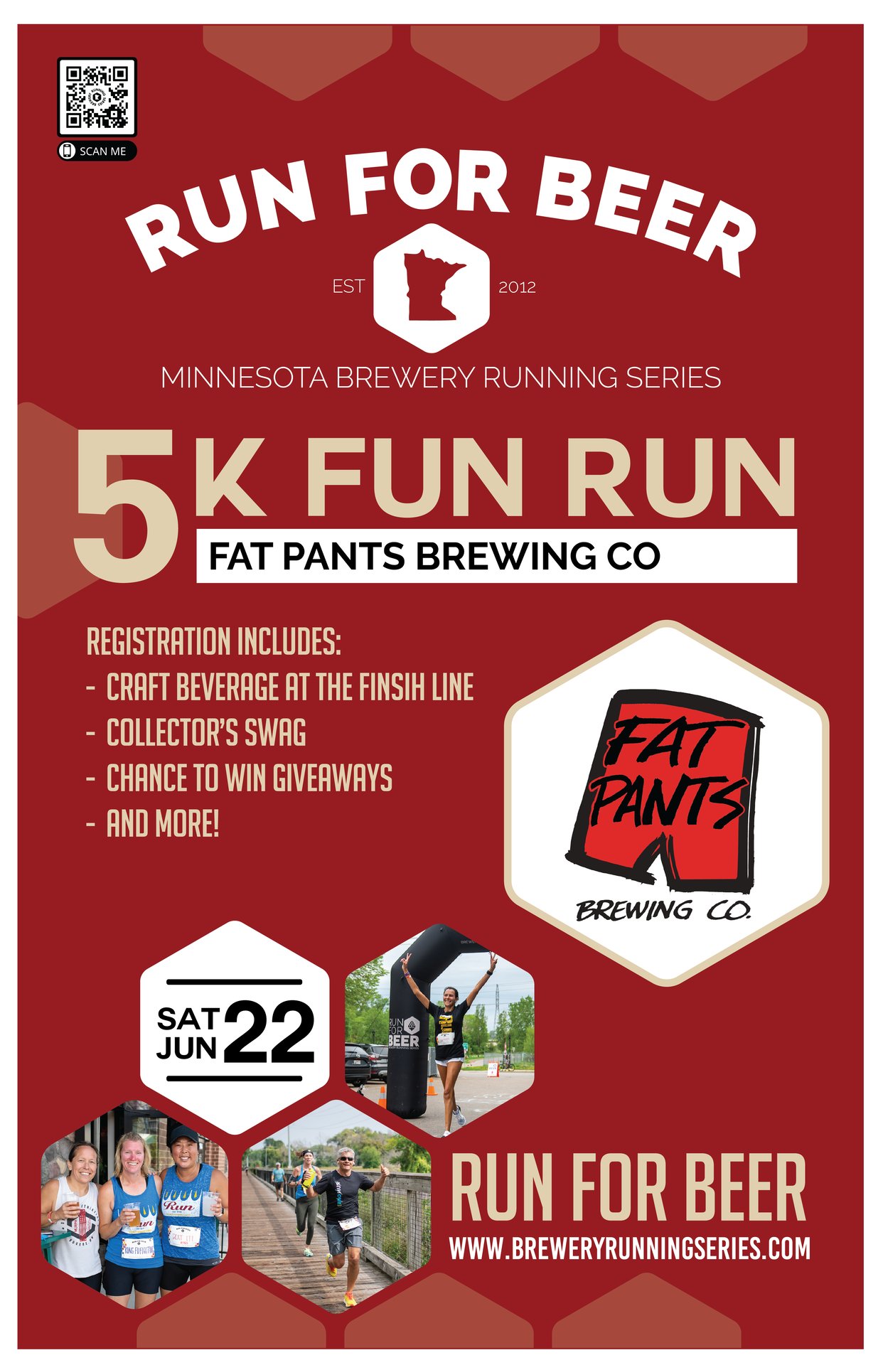 Run For Beer - 5K Event - Fat Pants Brewing Co.