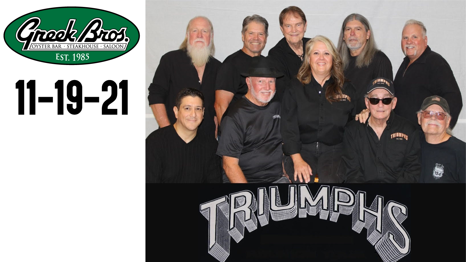 The Triumphs - Greek Bros. Oyster Bar & Grill - Bar & Grill in TX