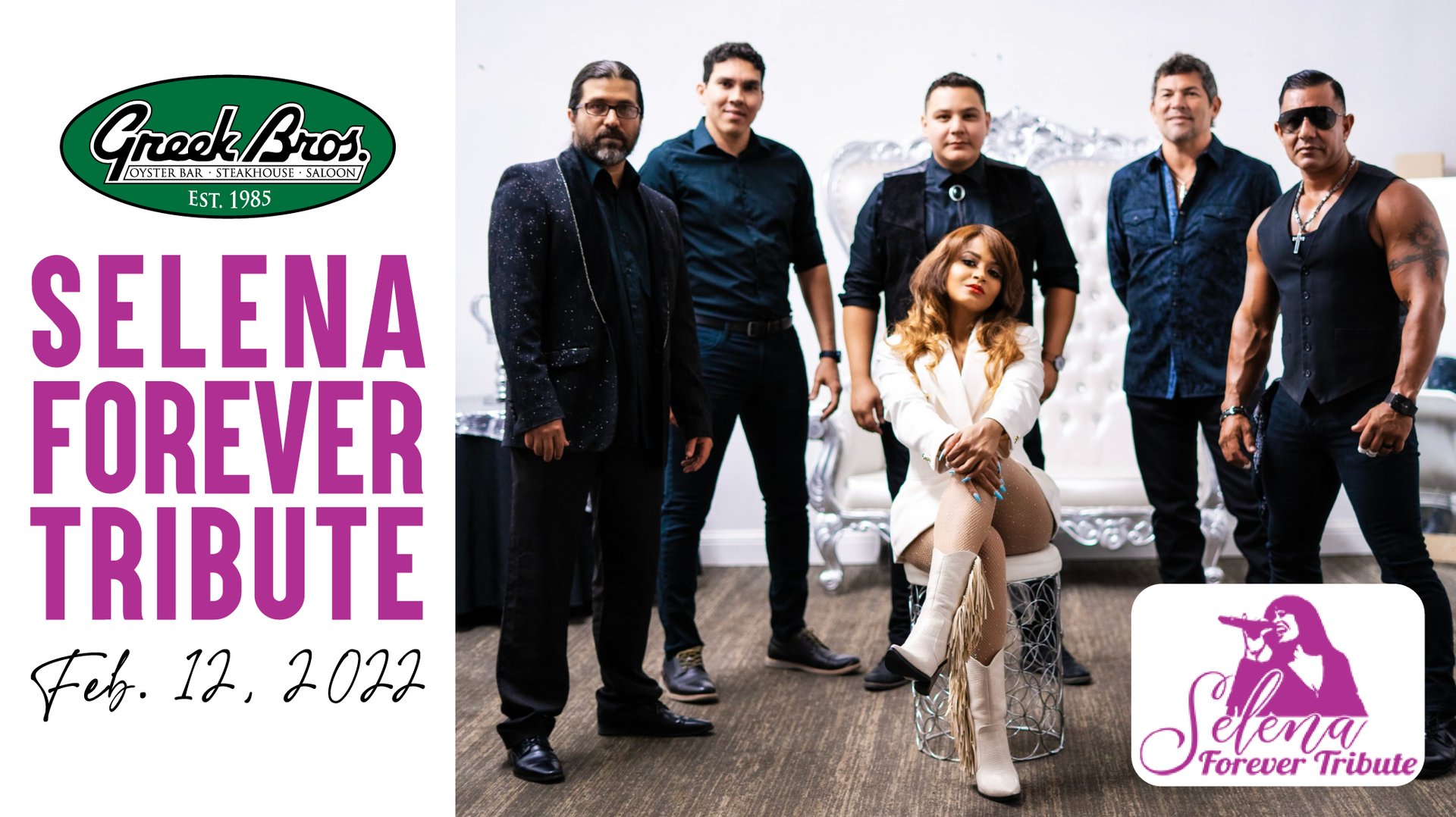 Selena Forever Tribute - Greek Bros. Oyster Bar & Grill - Bar & Grill in TX