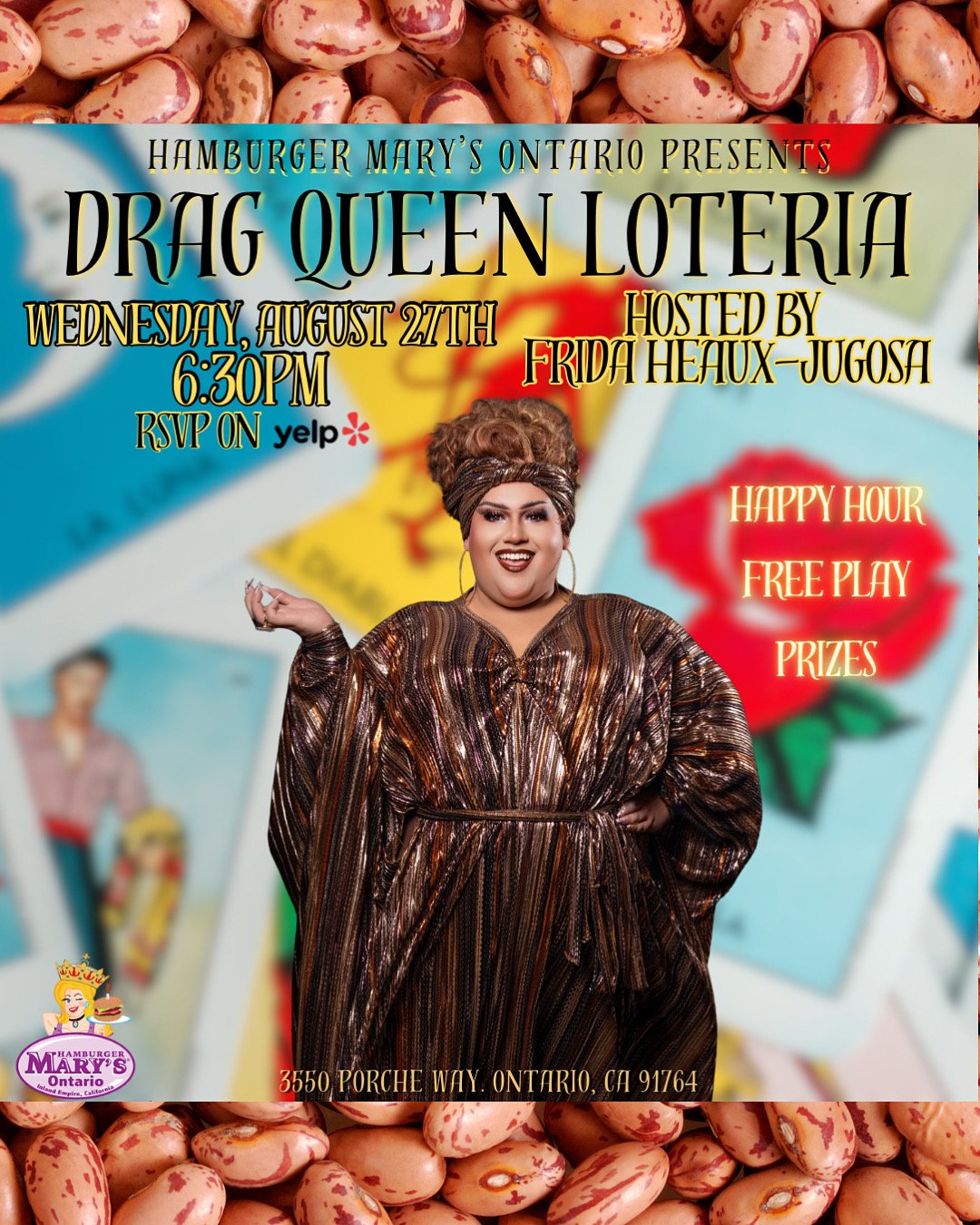 Drag Queen Loteria - Hamburger Mary's