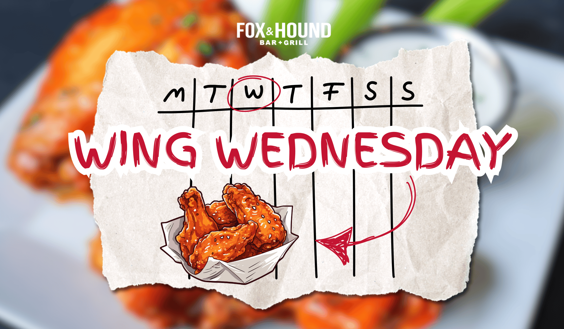 Wing Wednesday - Fox & Hound - Bar & Grill