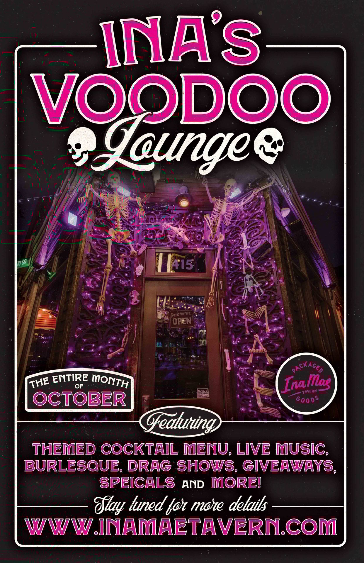 Ina's Voodoo Lounge - Ina Mae Tavern & Packaged Goods - Southern ...