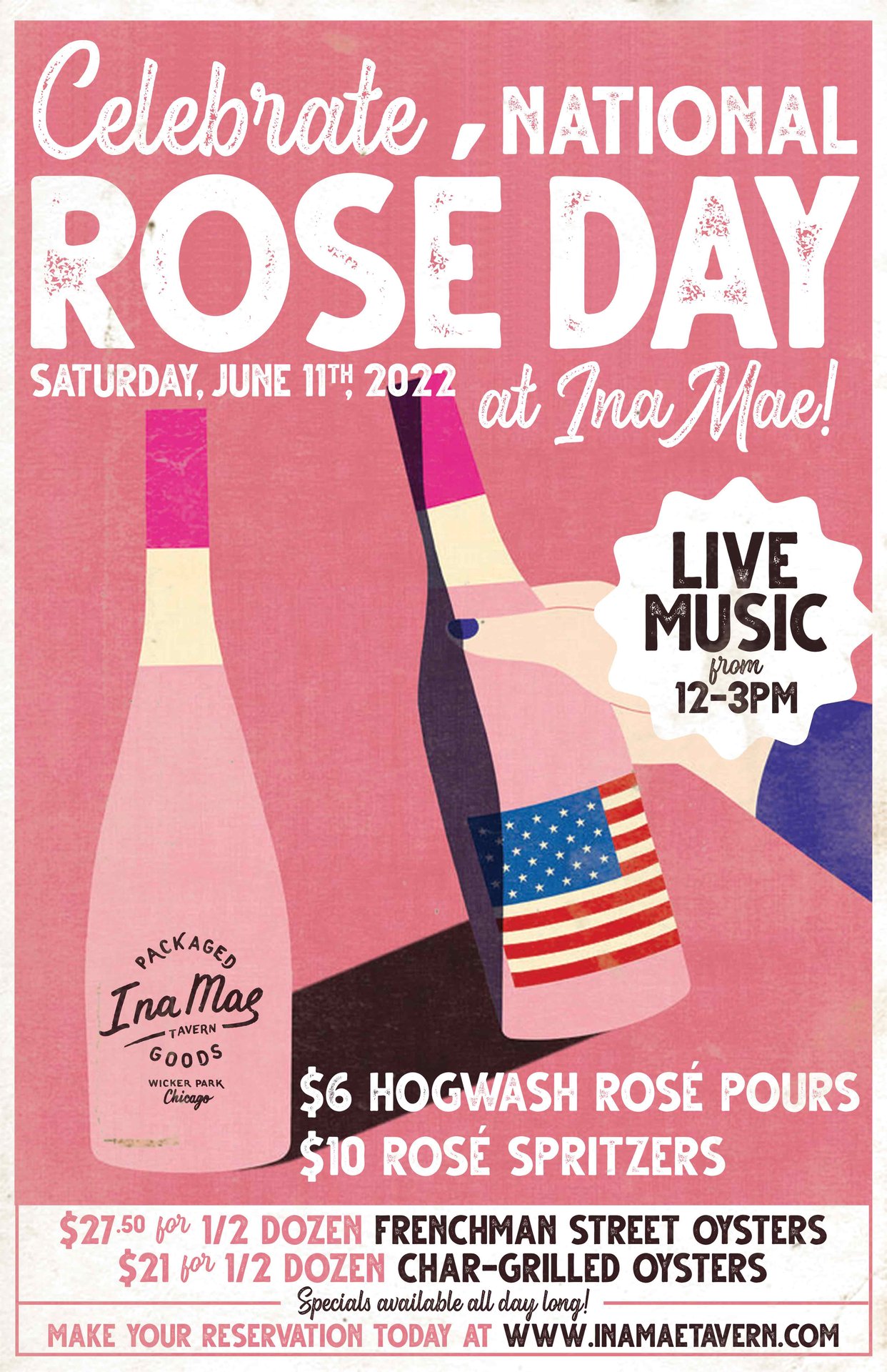 National Rosé Day - Ina Mae Tavern & Packaged Goods - Southern ...