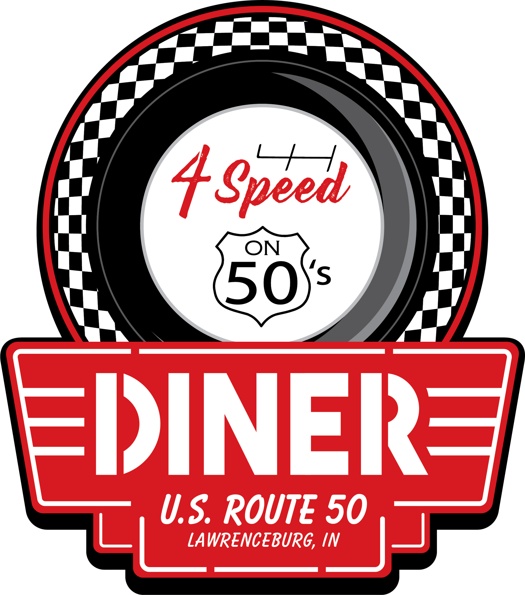 4 Speed On 50s Diner Restaurant In Lawrenceburg IN