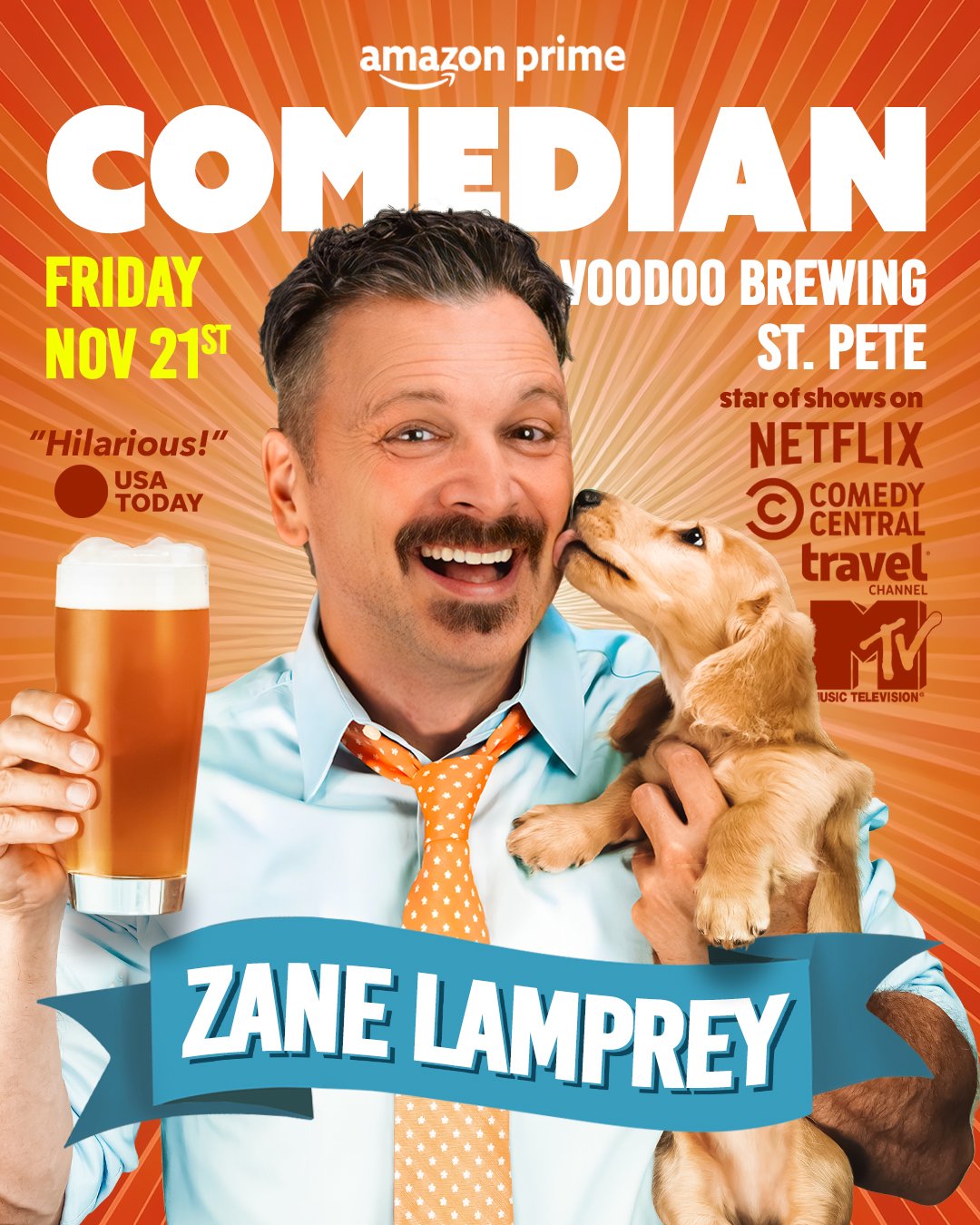 Zane Lamprey Stand Up Comedy - Voodoo Brewing Co. - St. Petersburg