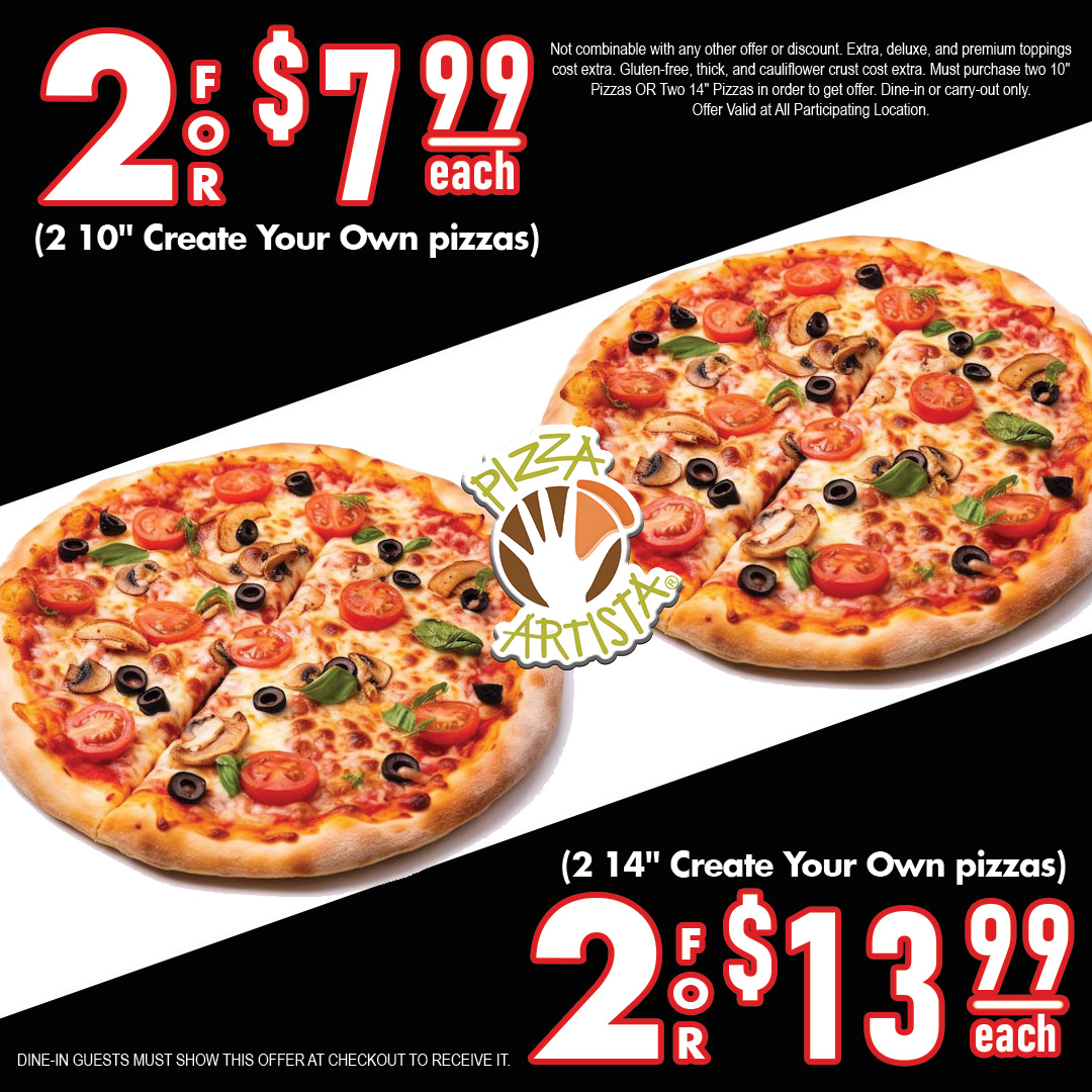 Super September Special!! - Pizza Artista