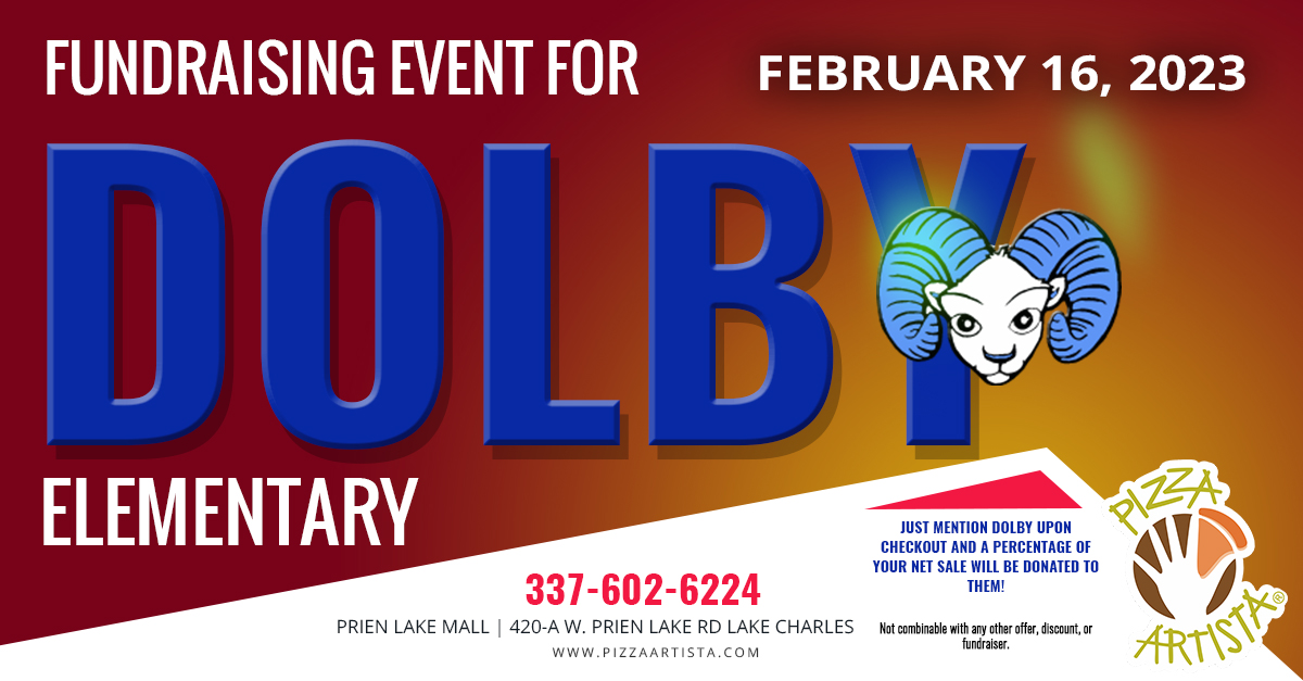 Dolby Elementary Fundraiser! - Pizza Artista