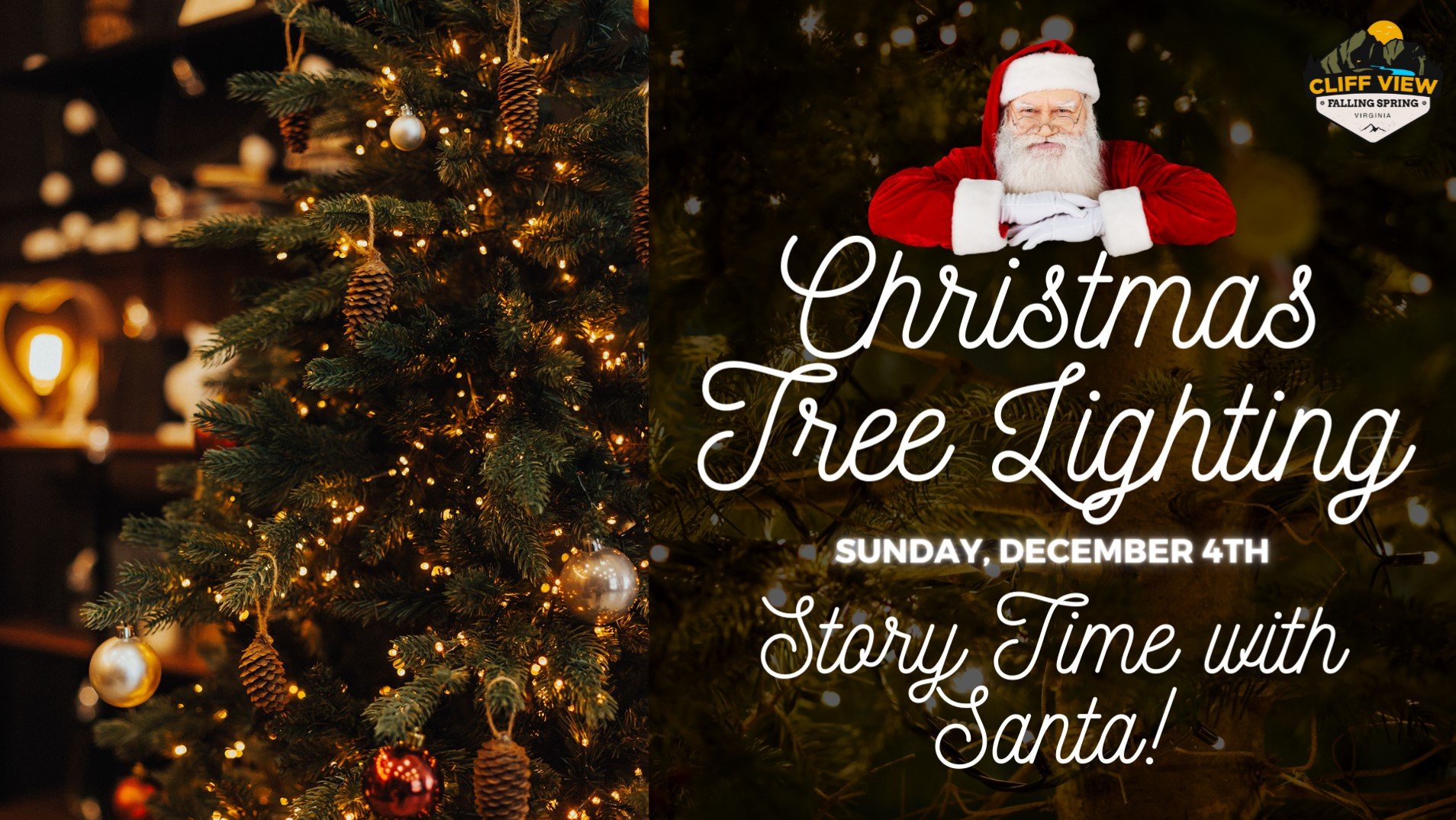 Christmas Tree Lighting - The Brewhouse at Cliff View -Restaurant in ...