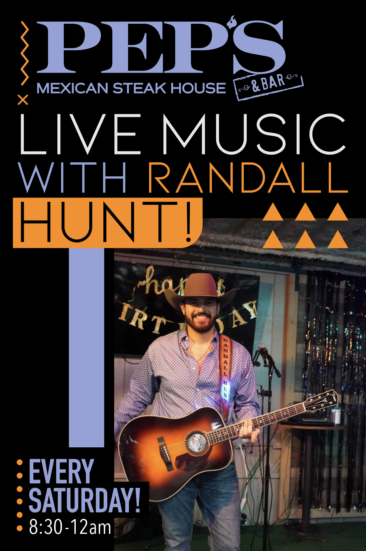 Randall Hunt at Pep's! - Pep's Mexican Steakhouse - Steak House in ...