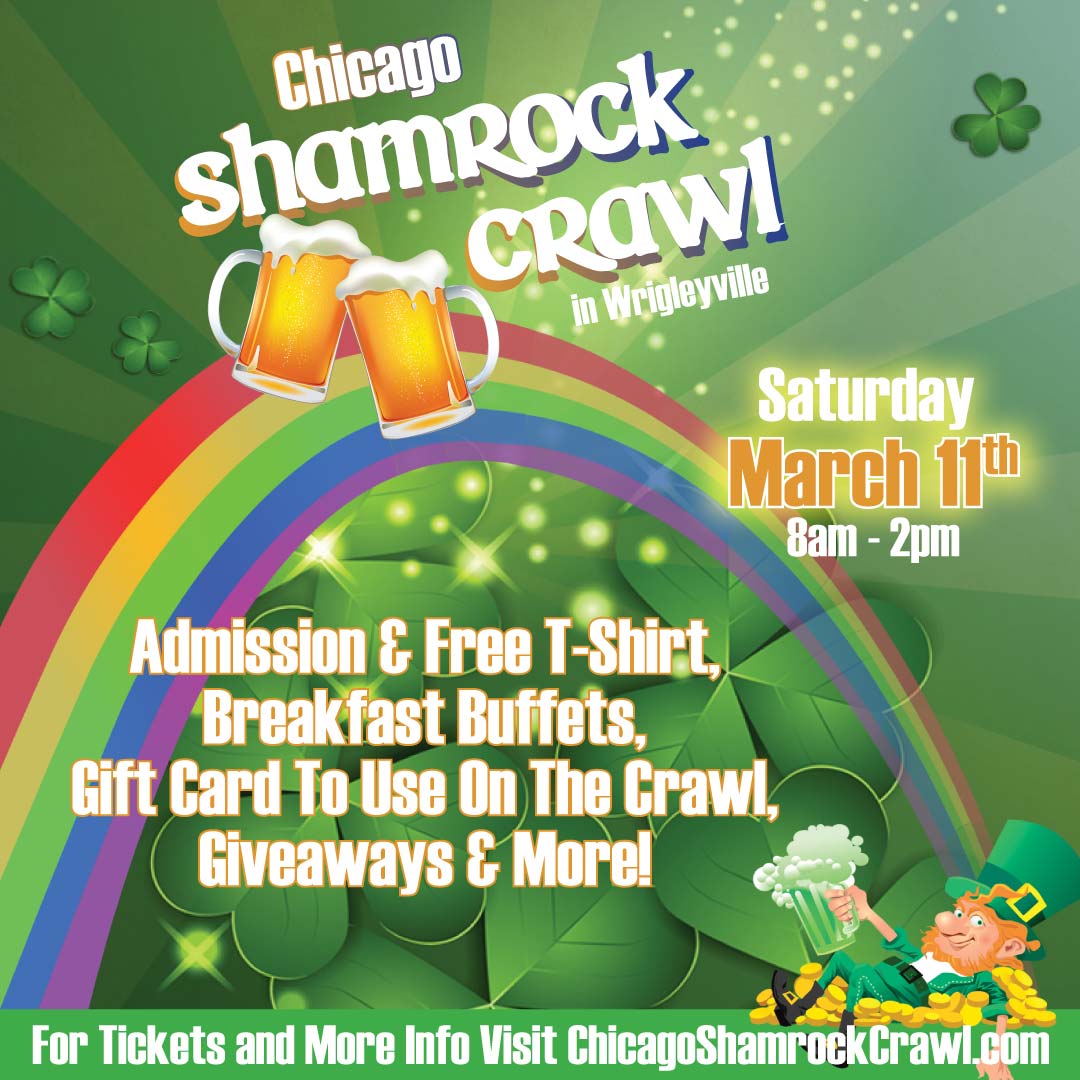 CHICAGO SHAMROCK CRAWL - Old Crow - Bar & BBQ Restaurant in ...