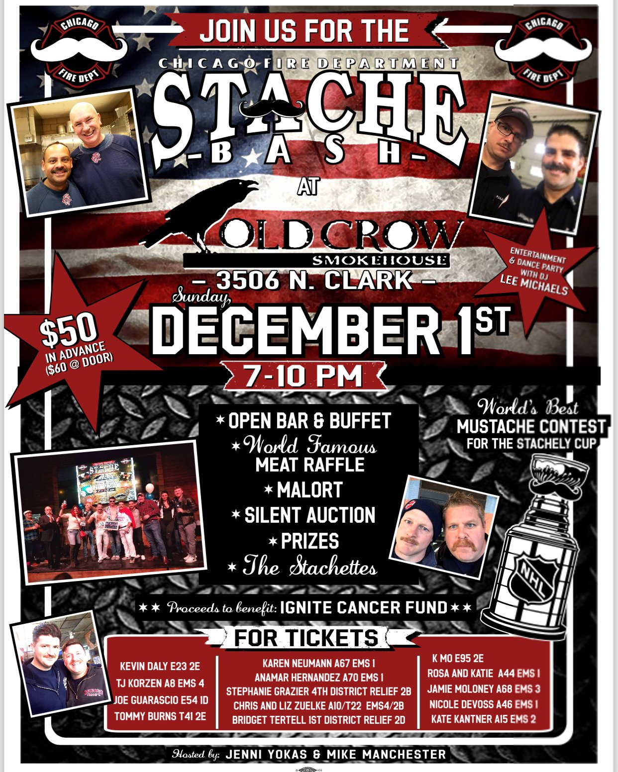 Stache Bash - Old Crow Smokehouse - Barbecue Restaurant