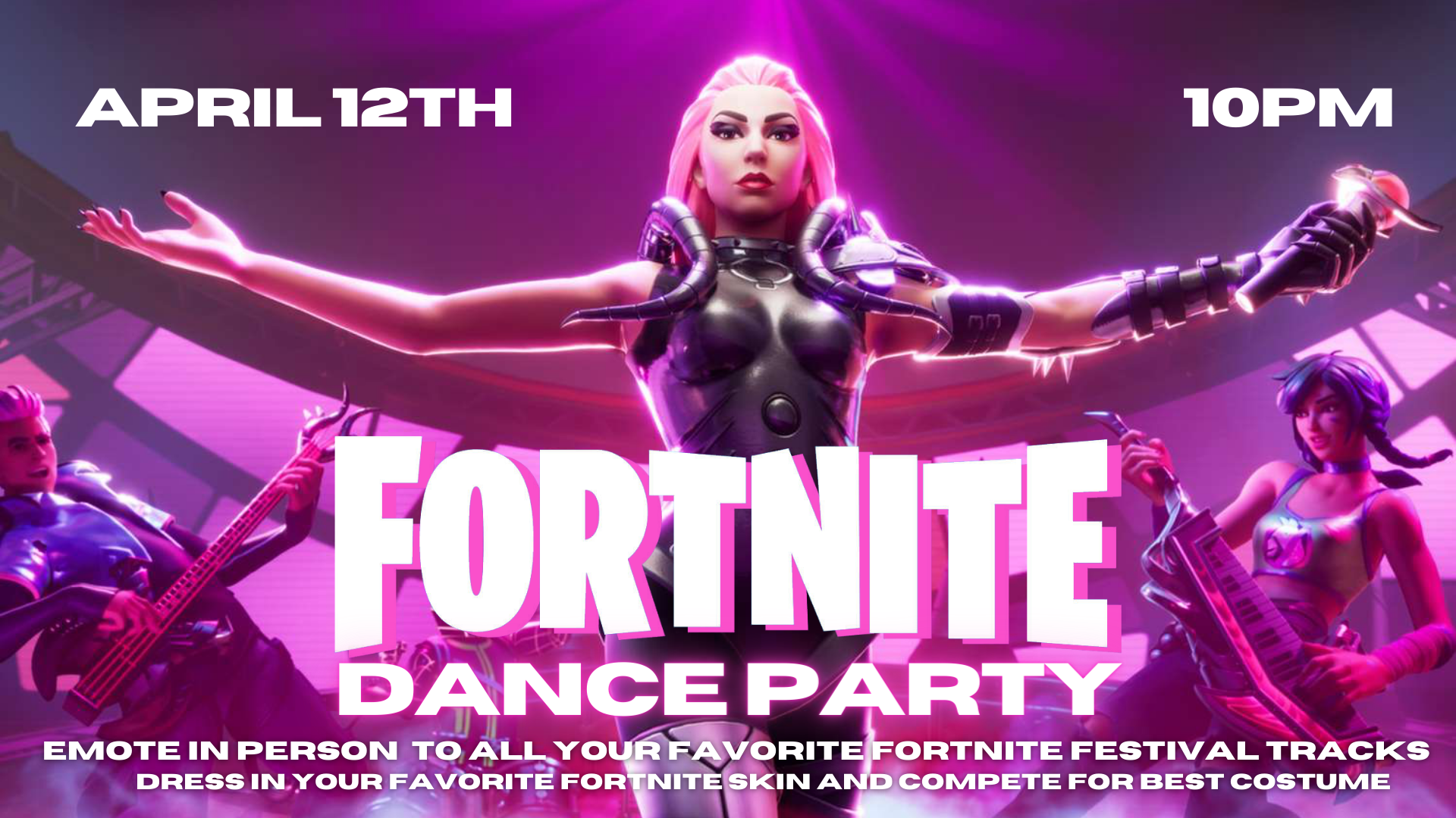 Fortnite Dance Party - Twist Social Club - Night club in Cleveland, OH