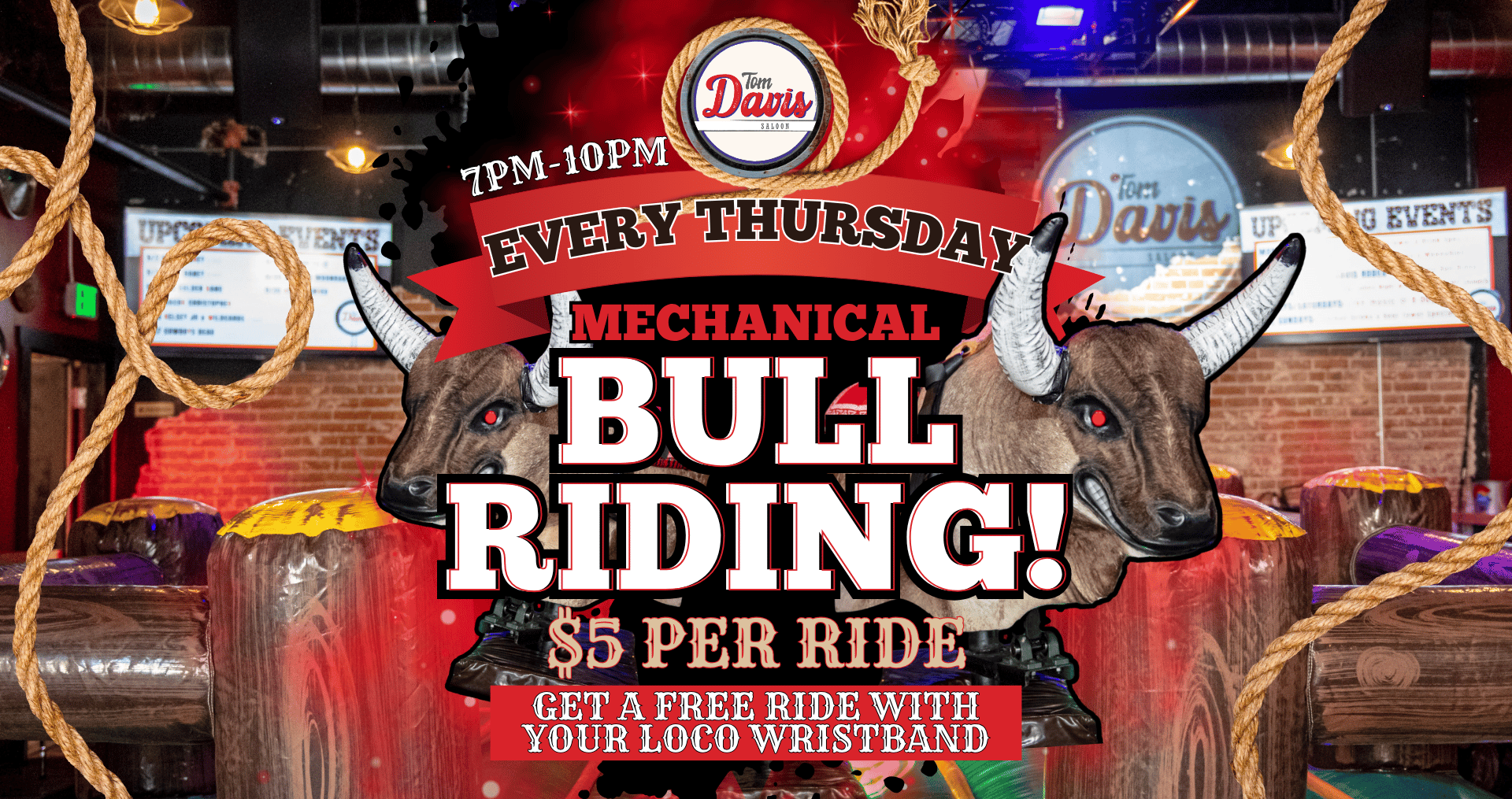 Mechanical Bull Riding Contest