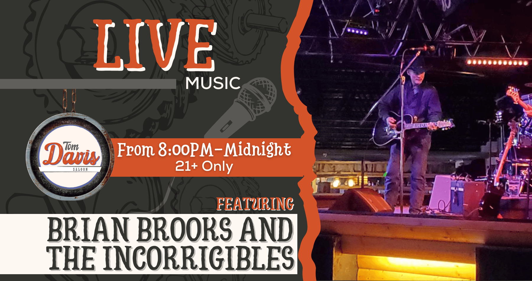 Brian Brooks & the Incorrigibles - Tom Davis Saloon - Bar in Loveland, CO