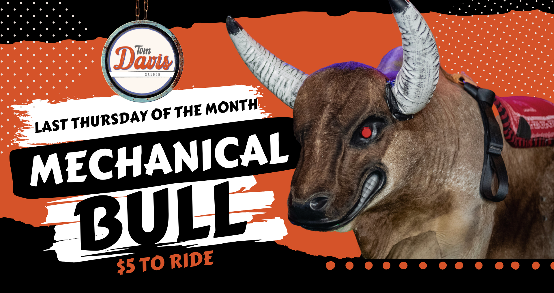 Mechanical Bull Riding - Tom Davis Saloon - Bar in Loveland, CO