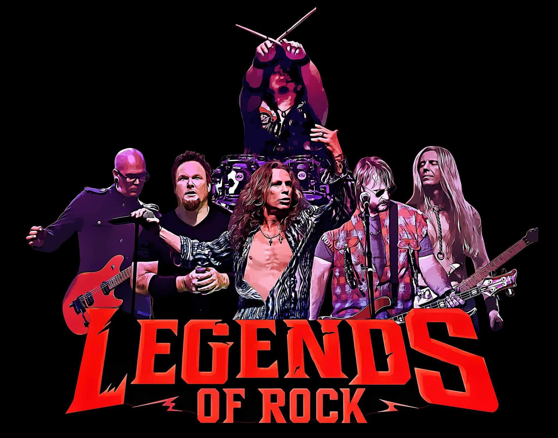 LEGENDS of ROCK: 1 Band - 10 Tributes - Dixie Tavern - Live music bar ...